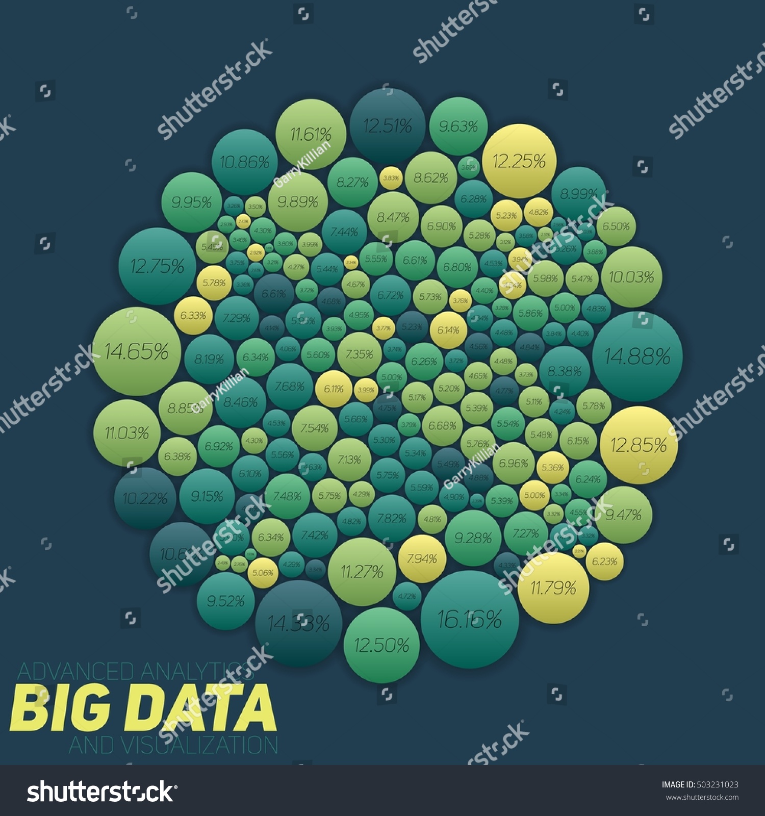 La visualisation des données massives. infographie : image vectorielle ...
