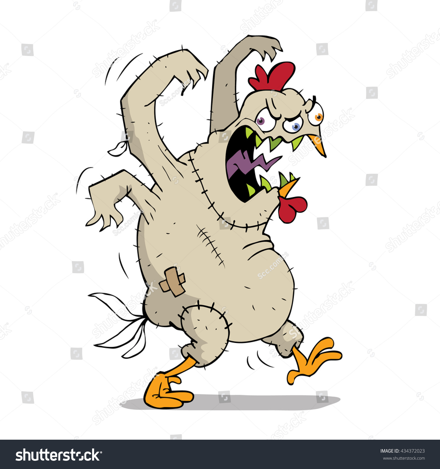 Big Giant Chicken Stock Vector (Royalty Free) 434372023 | Shutterstock