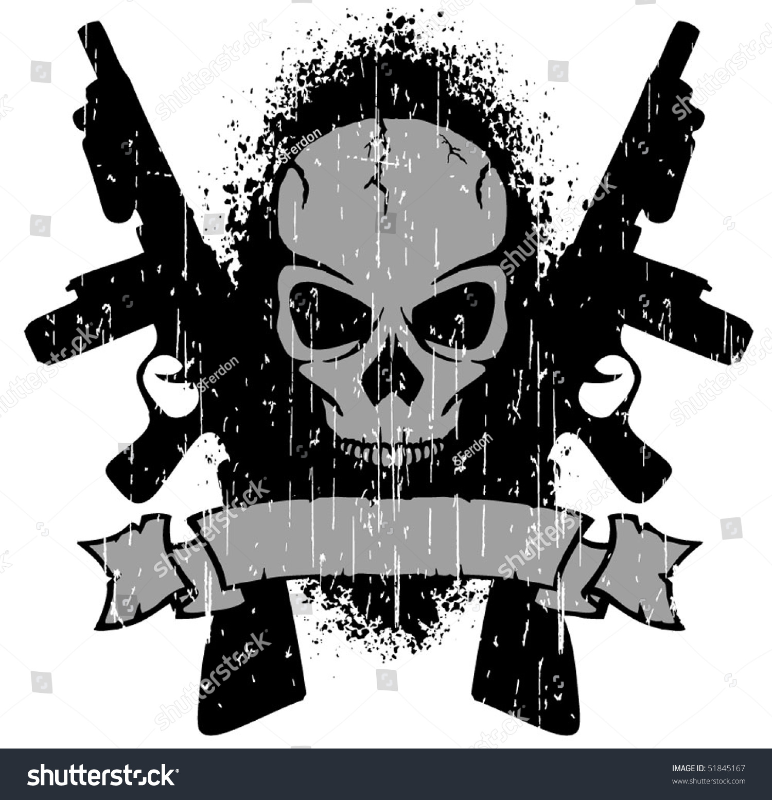 Big Guns Stock Vector (Royalty Free) 51845167