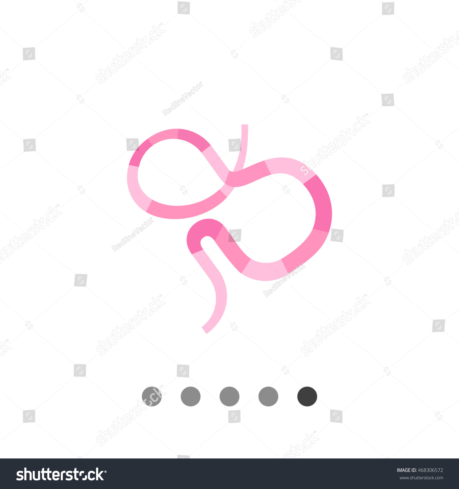 Big Helminth Icon Stock Vector (Royalty Free) 468306572