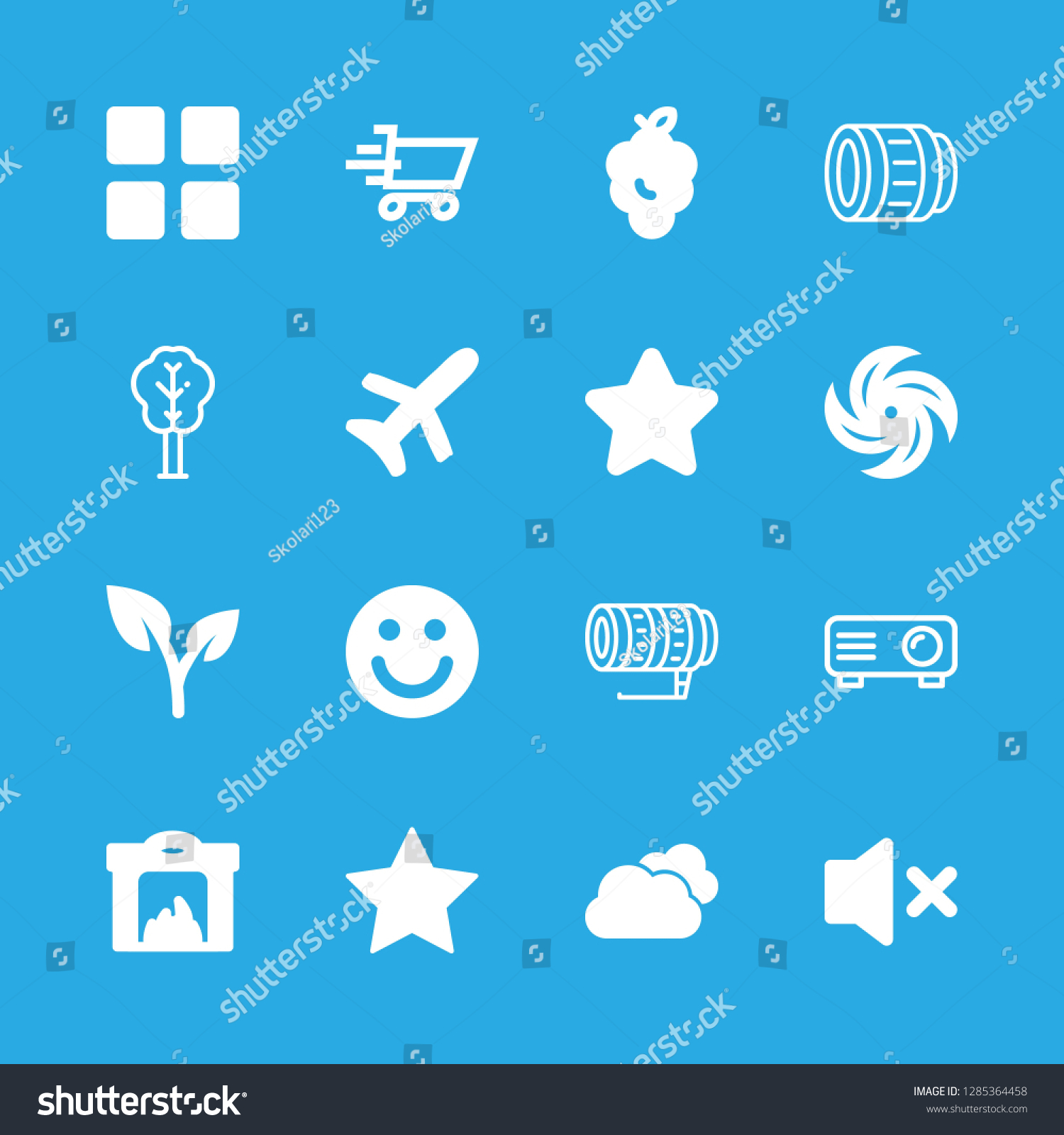Big Icons Set Four Squares Button Stock Vector (Royalty Free ... Big Icons Set Four Squares Button Stock Vector (Royalty Free ...