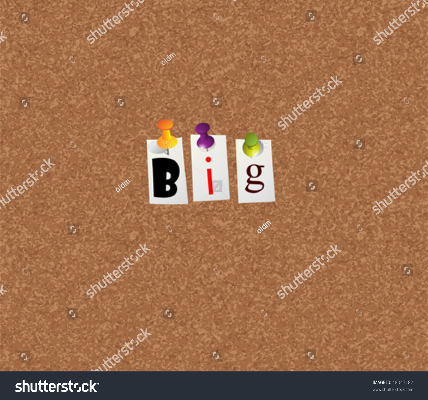 Big Notice Concept Stock Vector (Royalty Free) 48047182