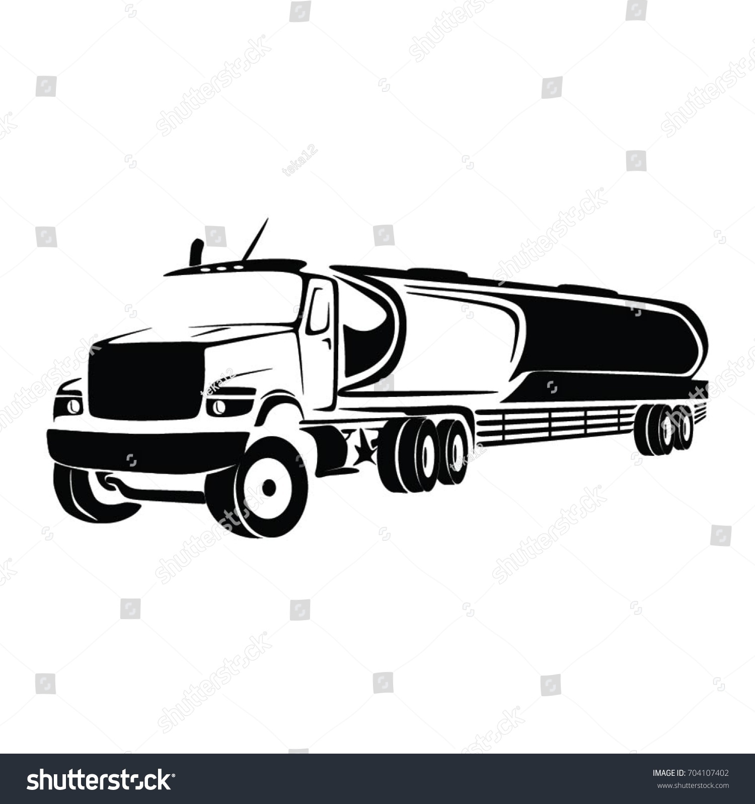 Big Truck Cargo Vector Stock Vector (Royalty Free) 704107402 | Shutterstock