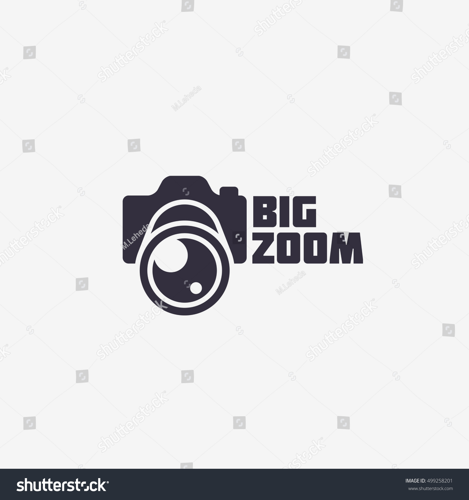 Big Zoom Logo Template Design Vector Stock Vector (Royalty Free ...