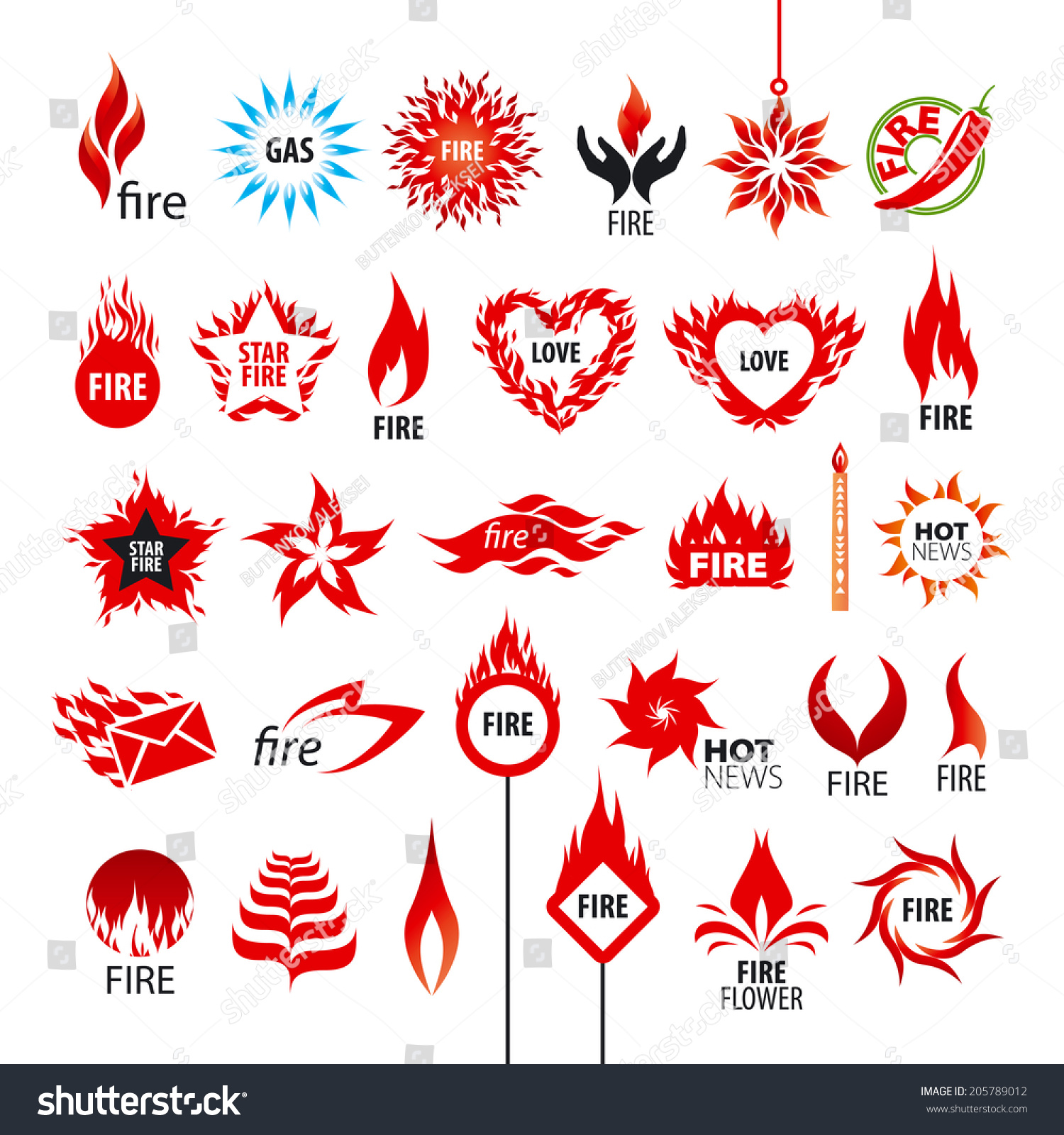 Biggest Collection Vector Icons Fire Flames Stock Vector (Royalty Free ... Biggest Collection Vector Icons Fire Flames Stock Vector (Royalty Free ...