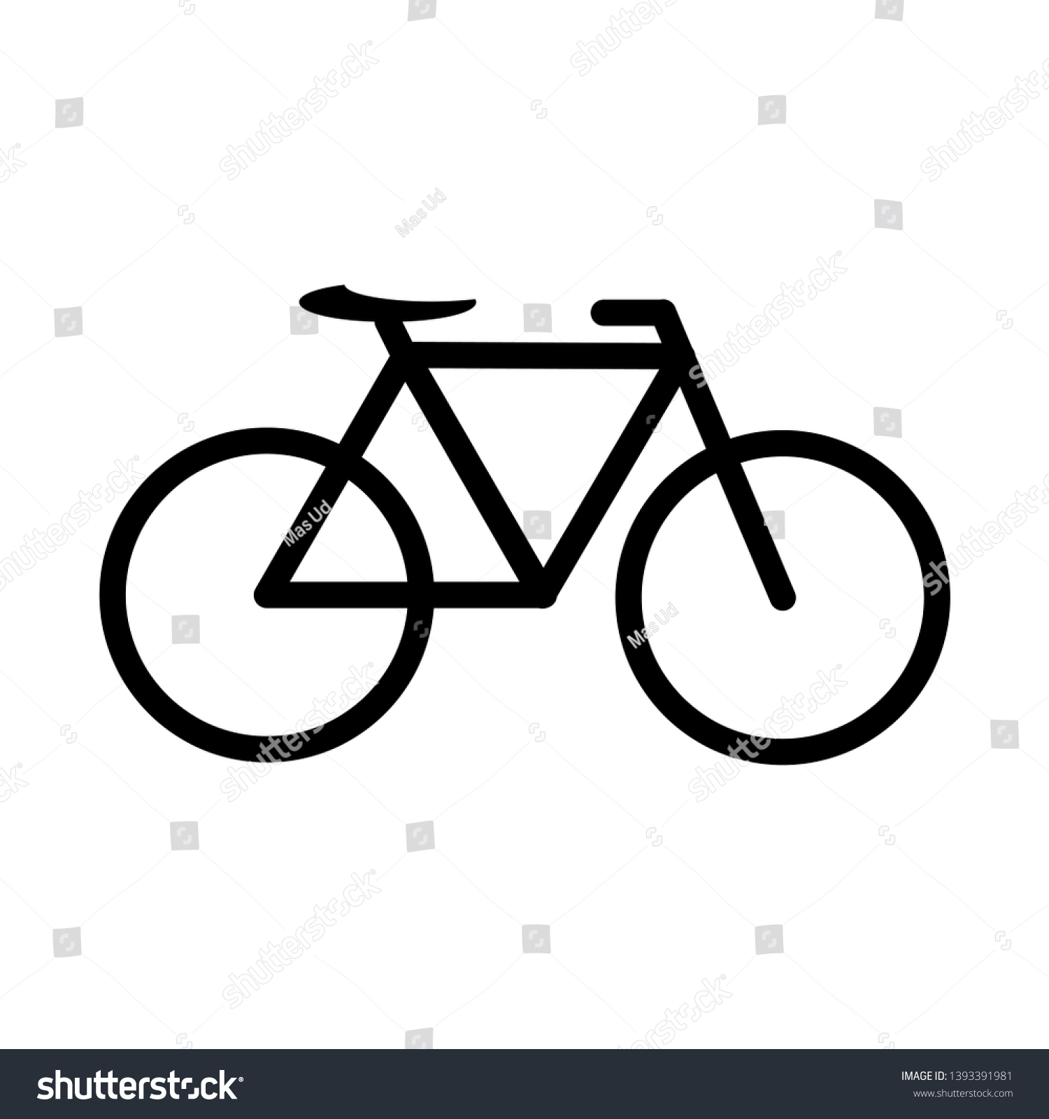 Bike Cycle Icon Vector Design Template Stock Vector (Royalty Free ...