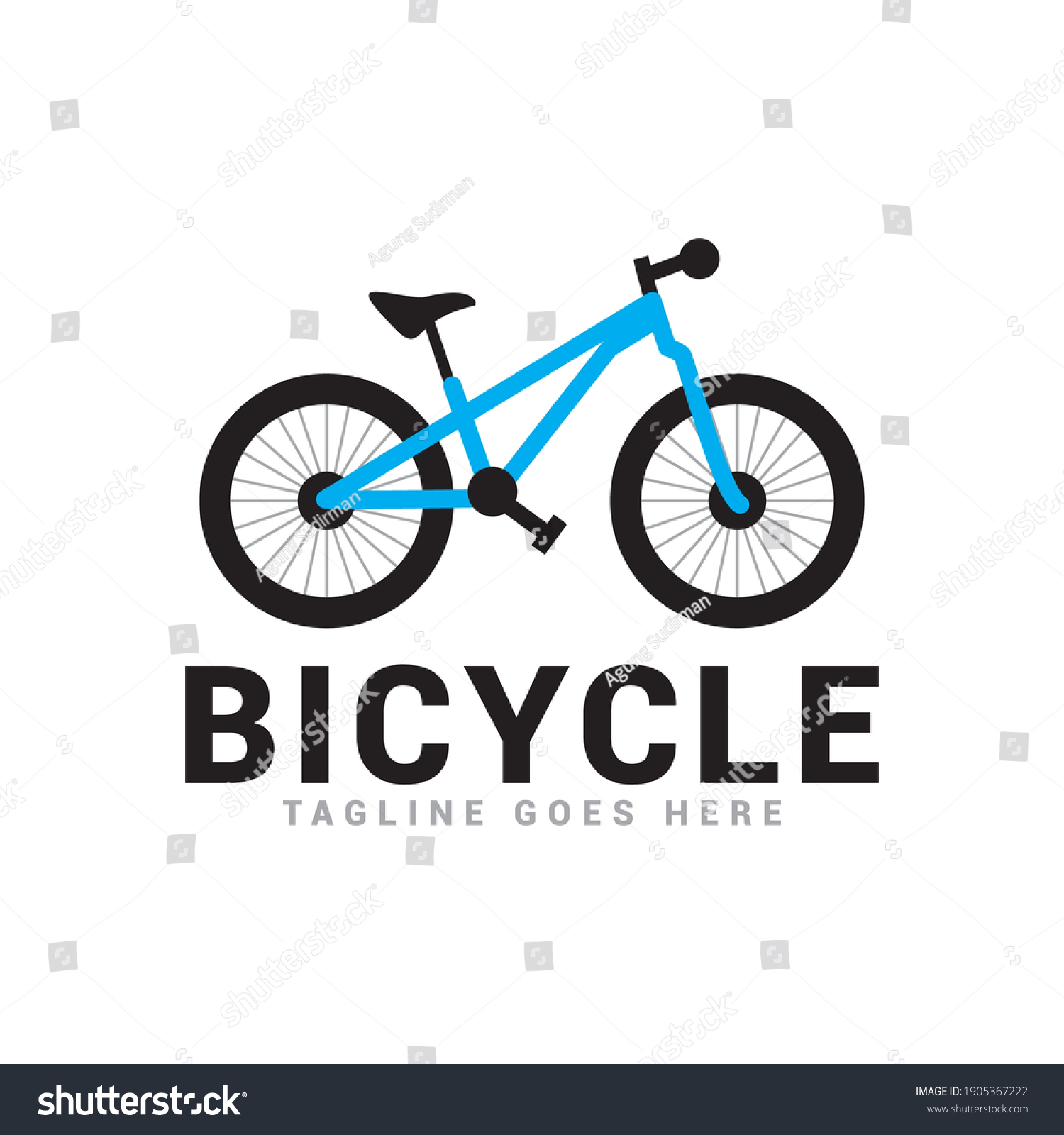 Bike Logo Icon Vector Template Stock Vector (Royalty Free) 1905367222 ...