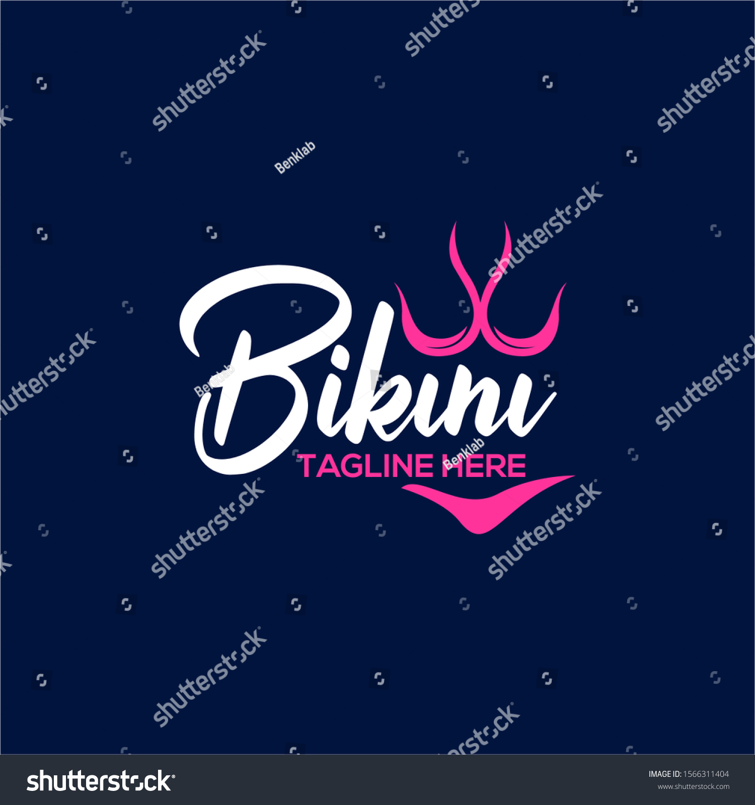 Bikini Logos Vector Image Swimsuit Logo: Stock-Vektorgrafik (Lizenzfrei ...
