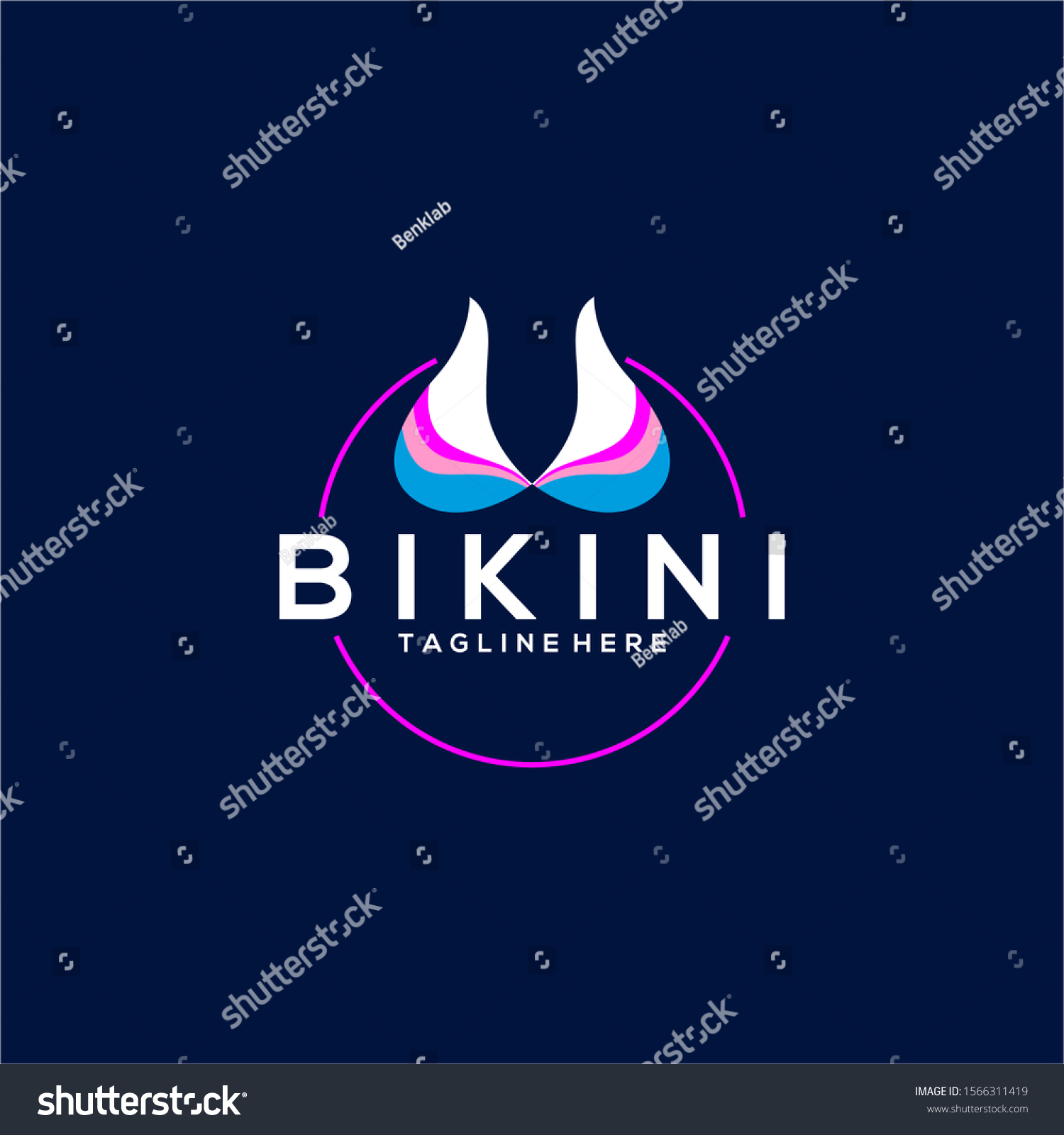 Bikini Logos Vector Image Swimsuit Logo Stock Vector (Royalty Free ...
