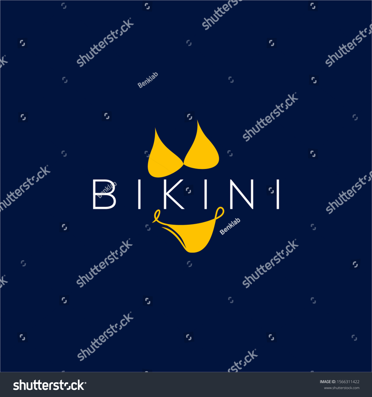Bikini Logos Vector Image Swimsuit Logo Stock Vector (Royalty Free ...