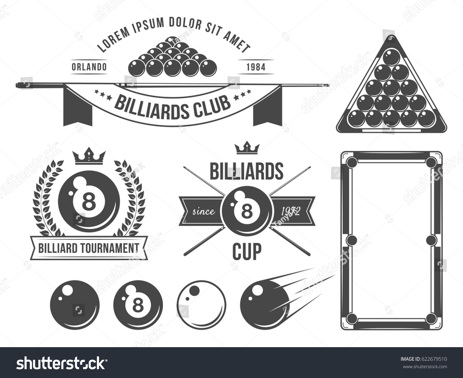 7,591 Pool game logo Images, Stock Photos & Vectors | Shutterstock