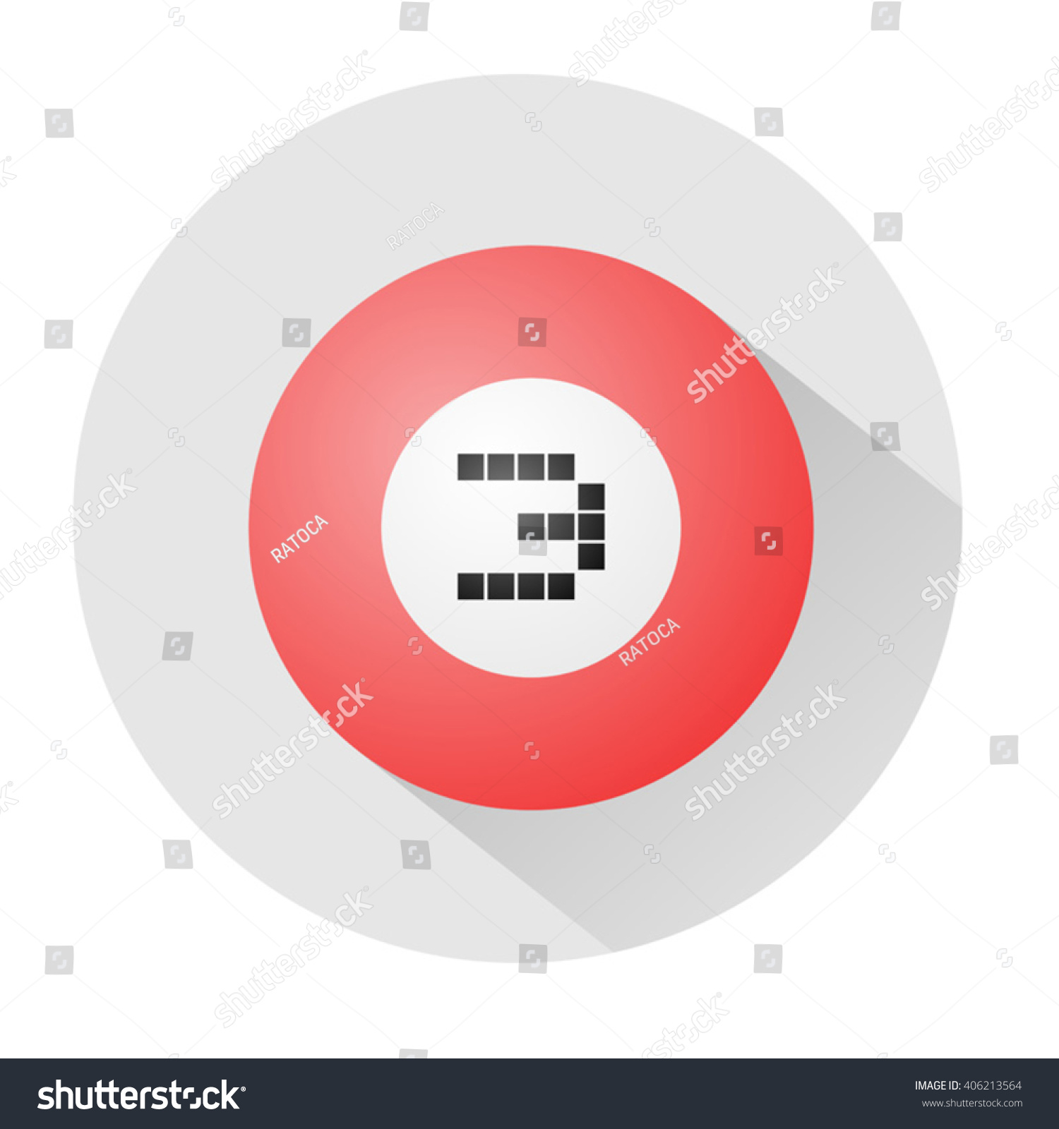 Billiards Ball Number Three Symbol: vector de stock (libre de regalías ... Billiards Ball Number Three Symbol: vector de stock (libre de regalías ...