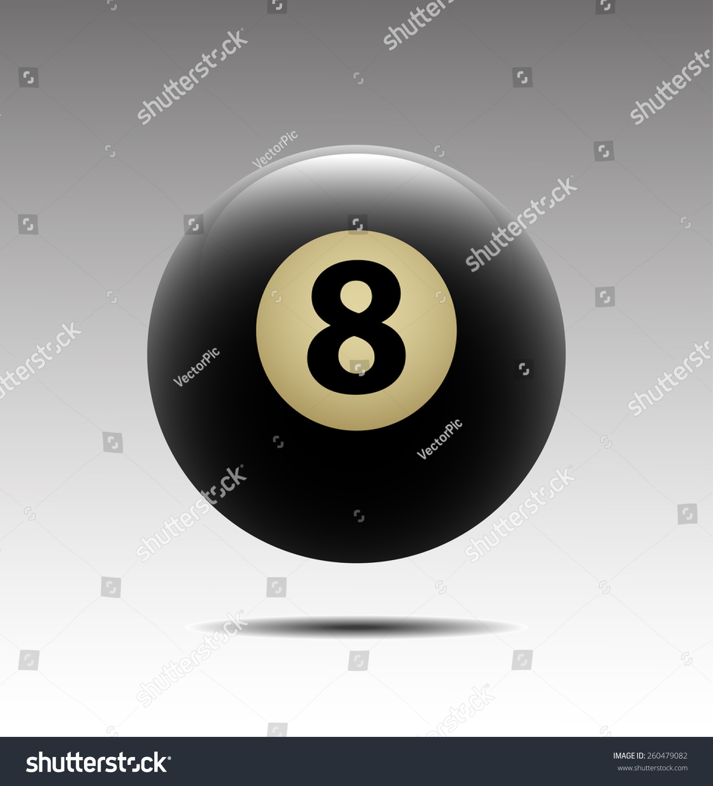 Billiards Symbol Vector Sign Stock Vector (Royalty Free) 260479082 ...