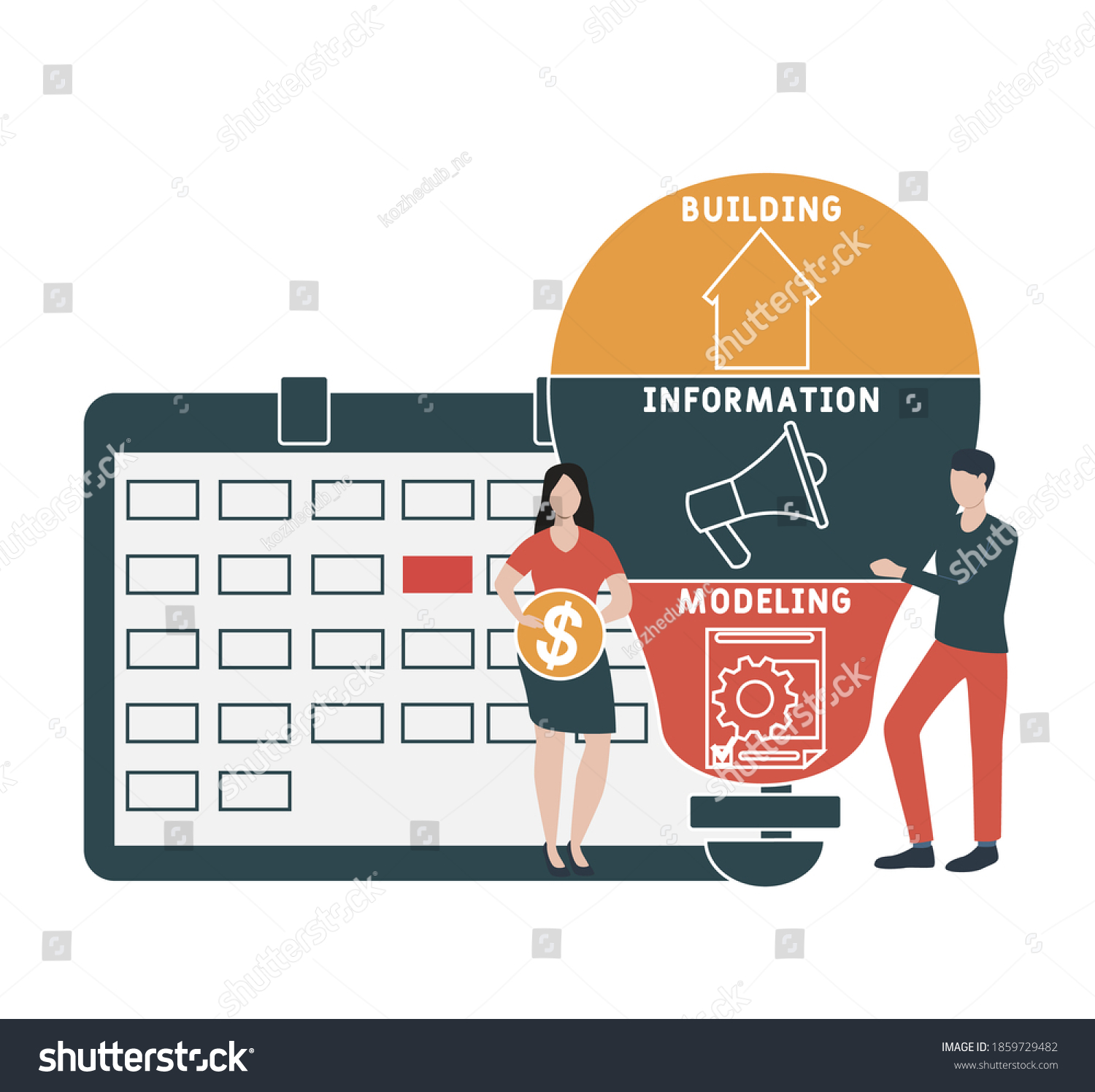 Bim Building Information Modeling Acronym Business Stock Vector ... Bim Building Information Modeling Acronym Business Stock Vector ...