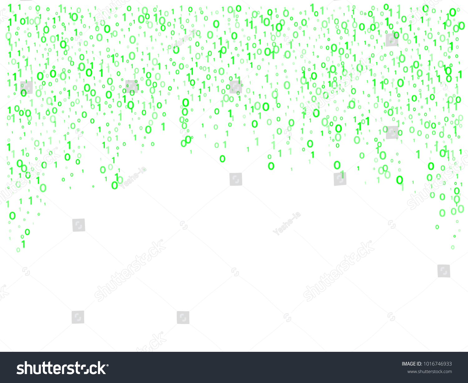 Binary Computer Code Matrix Texture Vector Stock Vector Royalty Free