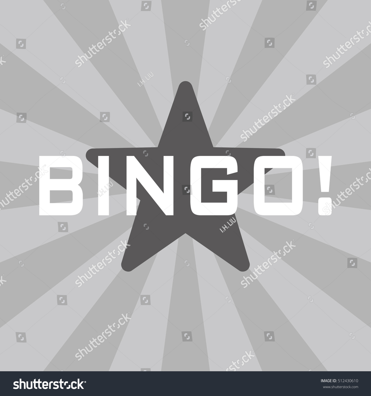 Bingo Lettering Stock Vector (Royalty Free) 512430610 | Shutterstock