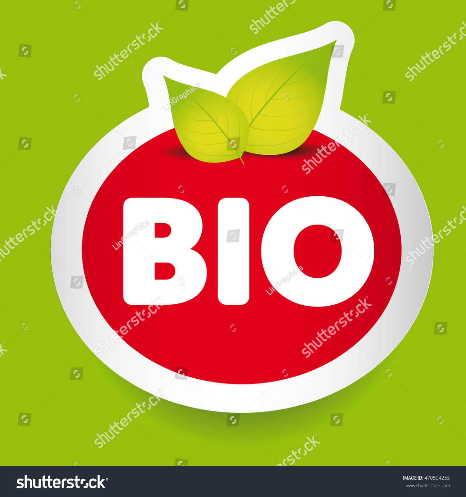 Bio Food Label Vector Stock Vector (Royalty Free) 470504255 | Shutterstock