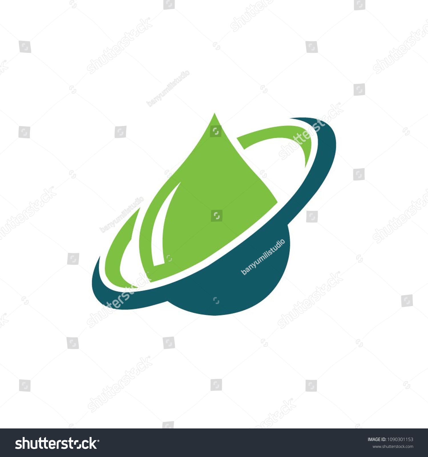 Bio Green Logo Template Stock Vector (Royalty Free) 1090301153 ...