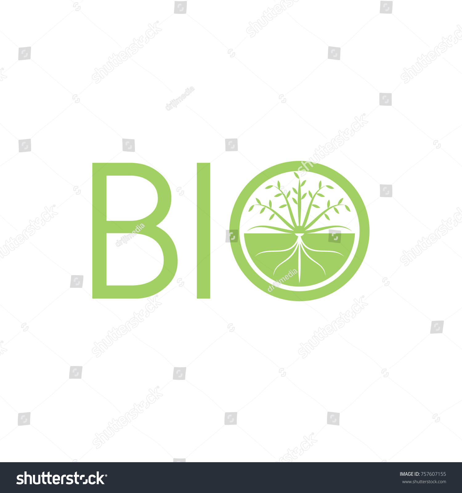Bio Plantation Logo Design Vector Stock Vector (Royalty Free) 757607155 ...