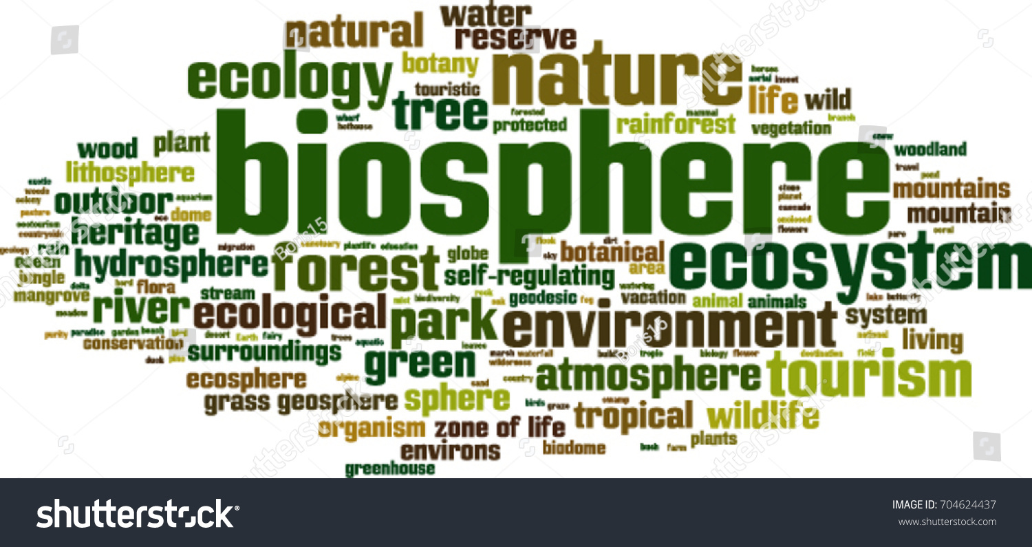 Biosphere Word Cloud Concept Vector Illustration Stock Vector (Royalty ...