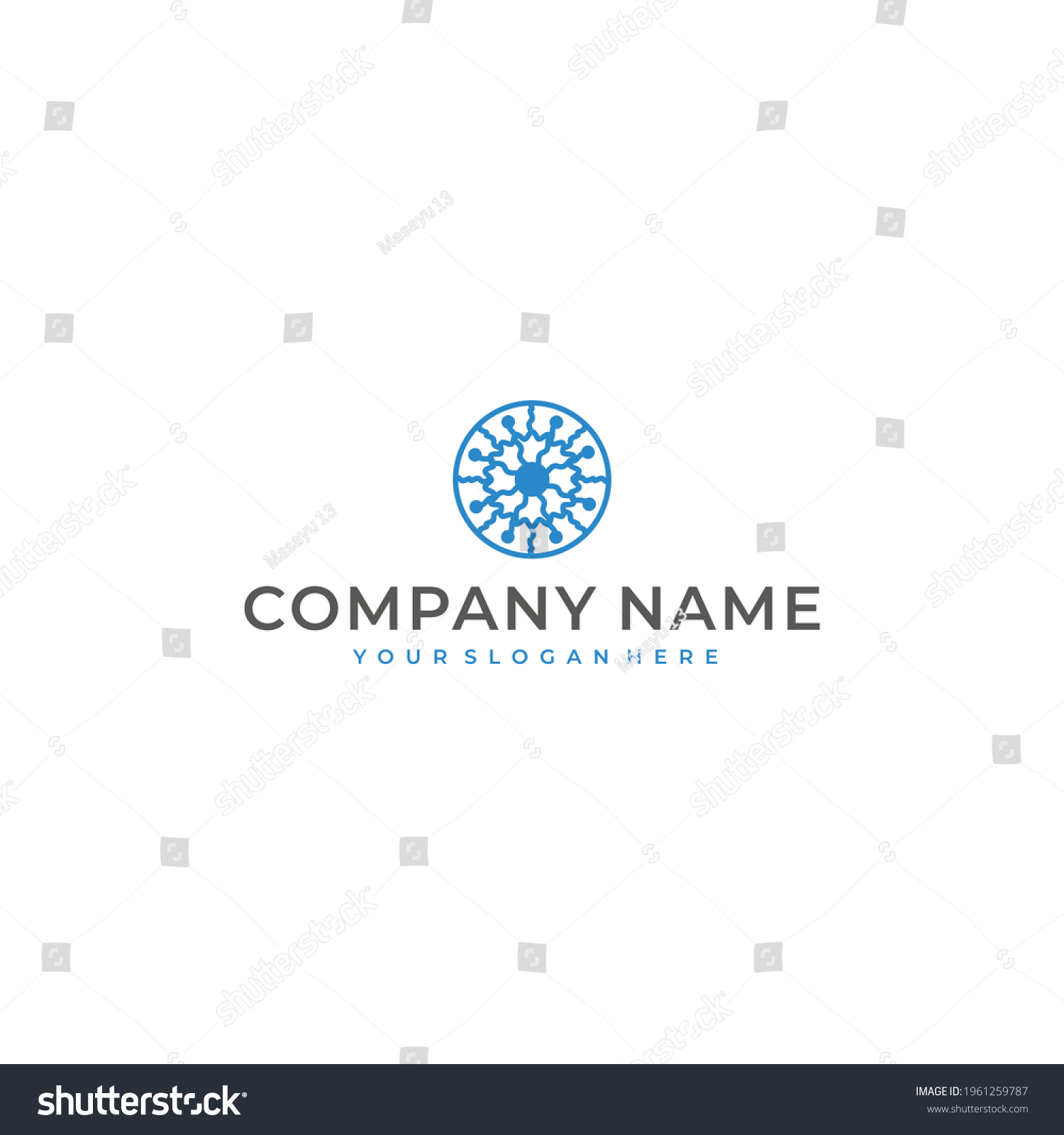Biosystem Technology Logo Design Vector Stock Vector (Royalty Free ...