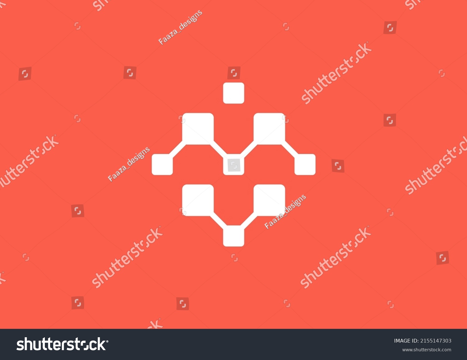 Biotech Letter M Digital Data Logo Stock Vector (Royalty Free ...