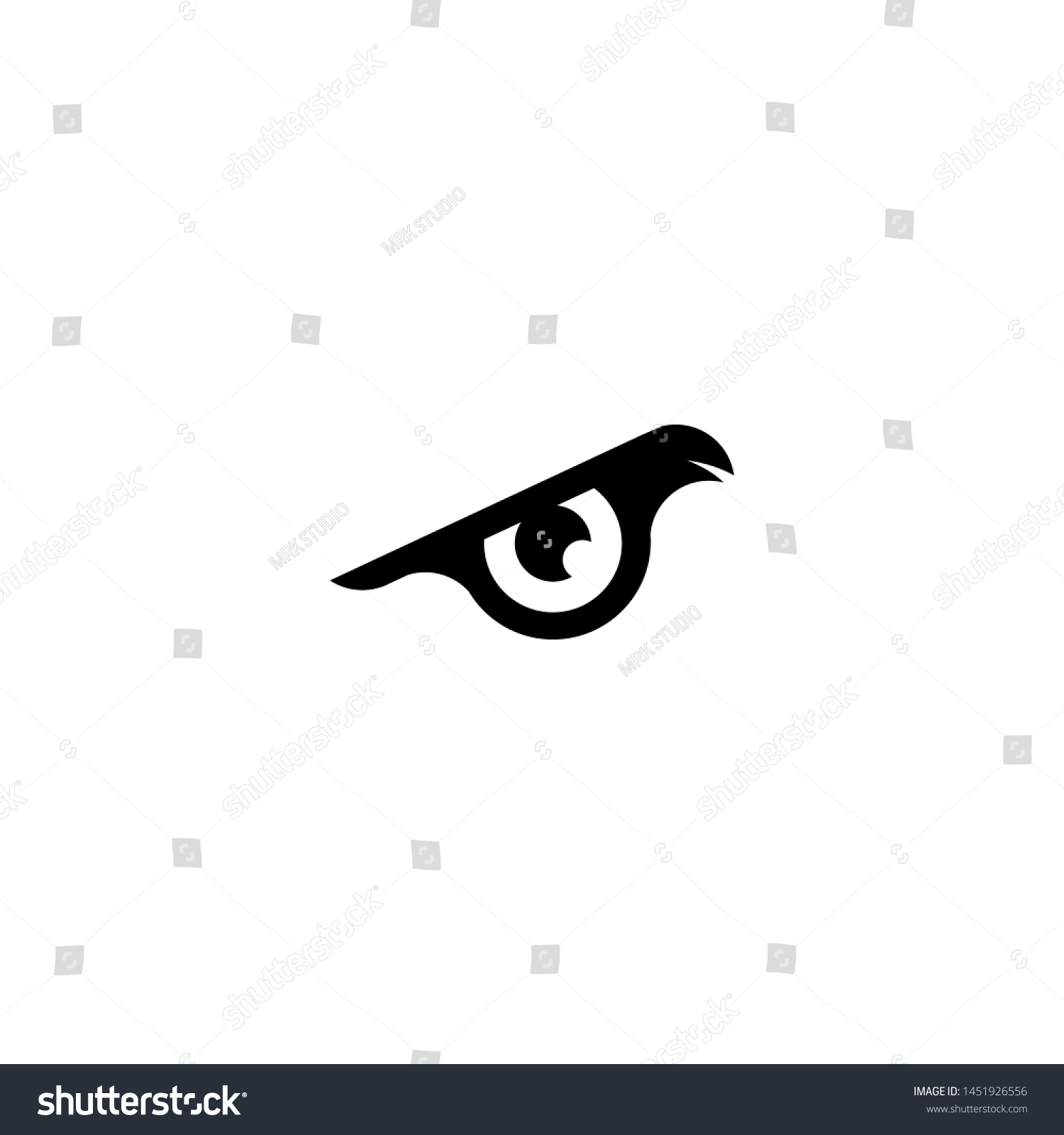 Bird Eye Logo Brand Design Concept Stock Vector (Royalty Free ...