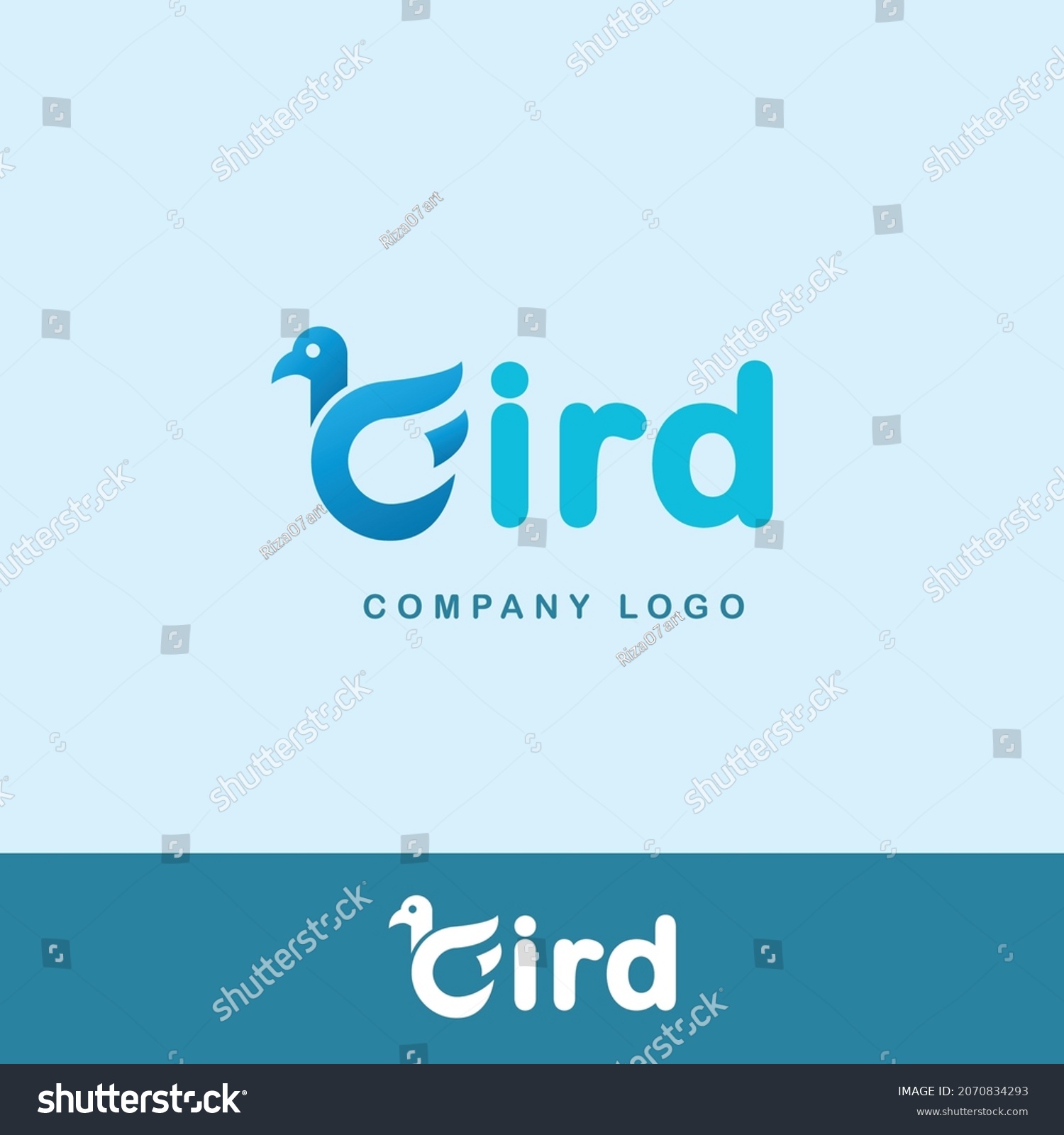 Bird Logo Free Vector Image Stock Vector (Royalty Free) 2070834293 ...