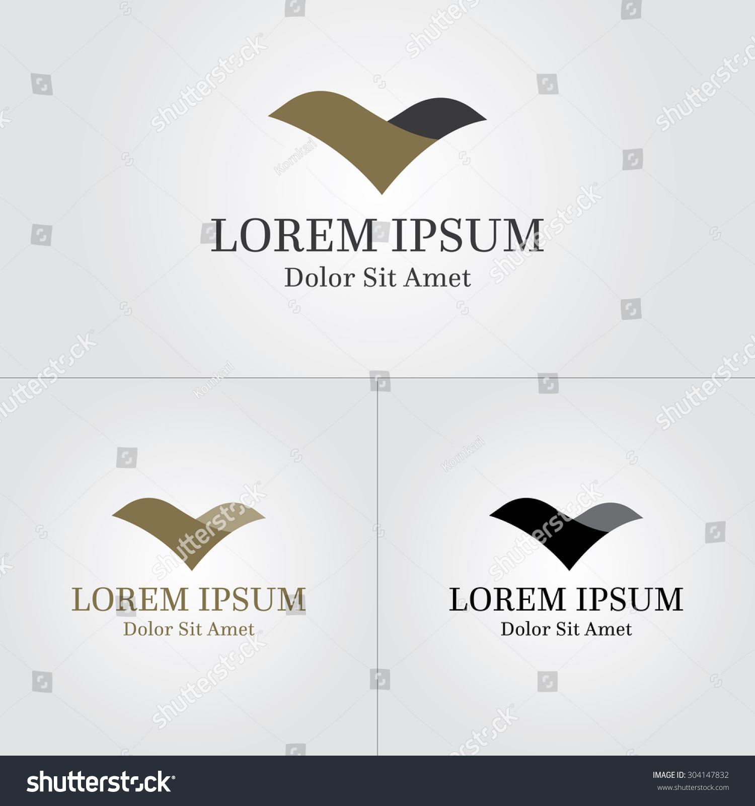Bird V Soaring Logo Design Template: เวกเตอร์สต็อก (ปลอดค่าลิขสิทธิ์ ...