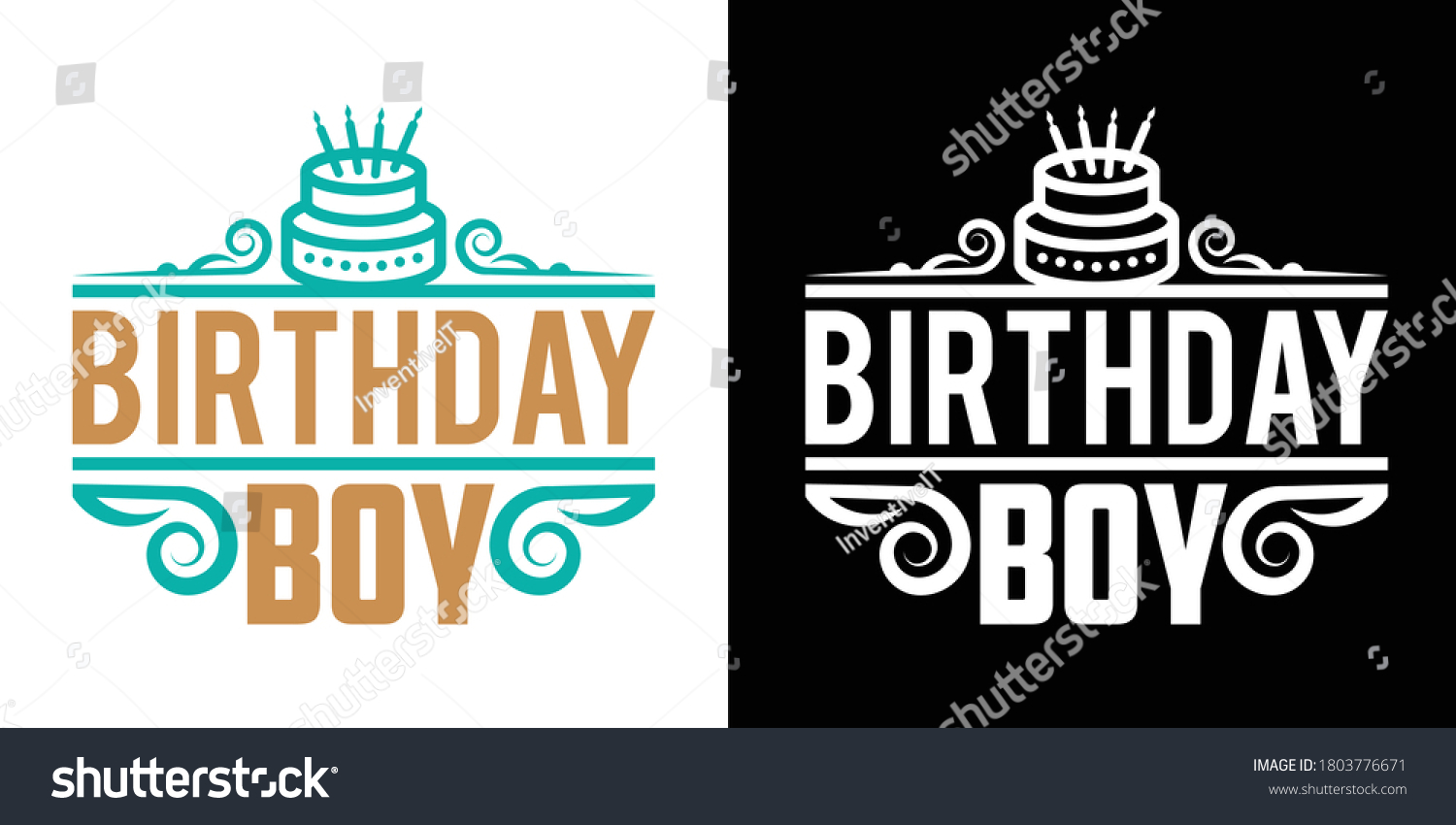 Birthday Boy Printable Vector Illustration Stock Vector (Royalty Free ...