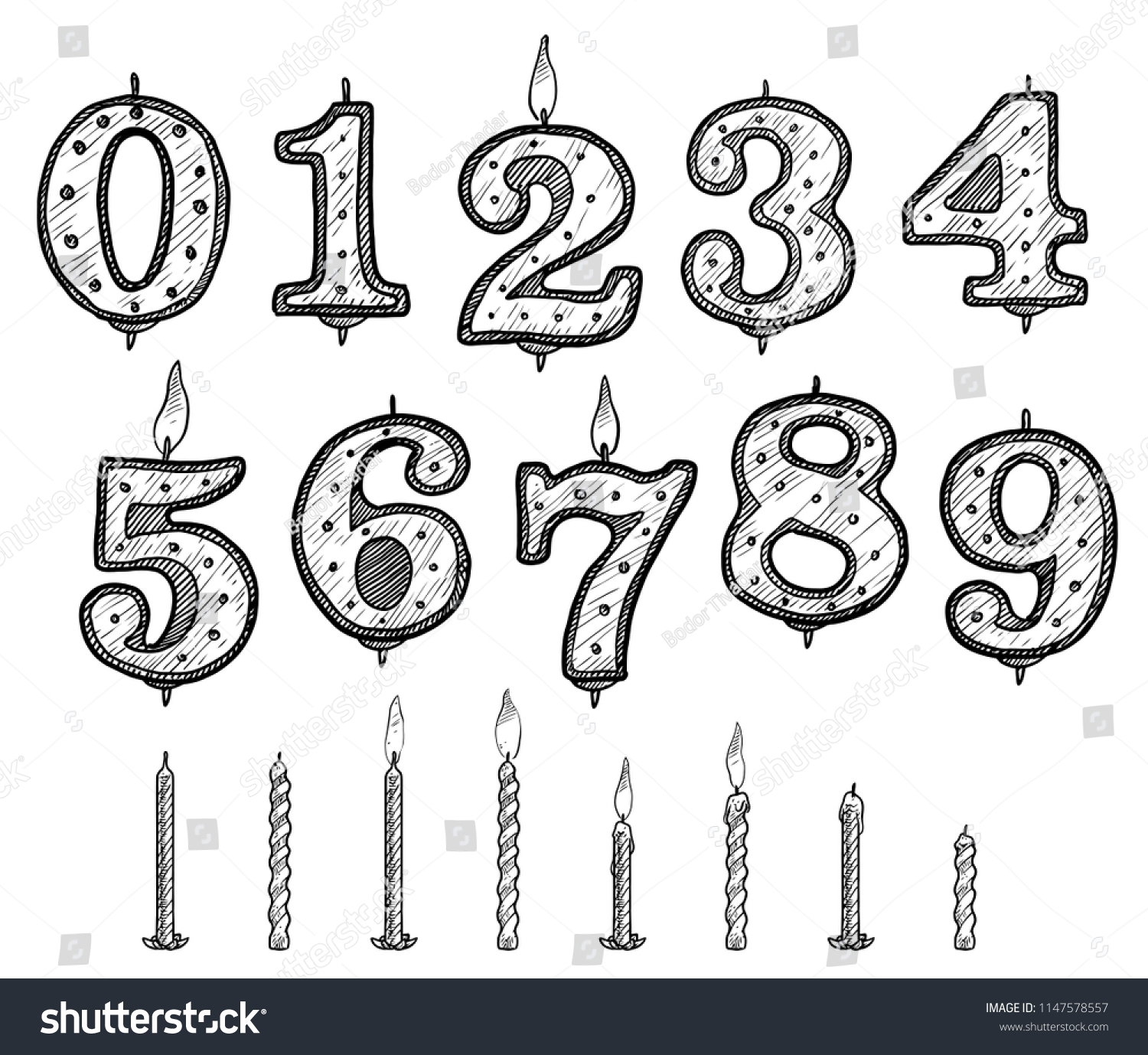 Birthday Candle Illustration Drawing Engraving Ink 库存矢量图(免版税)1147578557 ... Birthday Candle Illustration Drawing Engraving Ink 库存矢量图(免版税)1147578557 ...