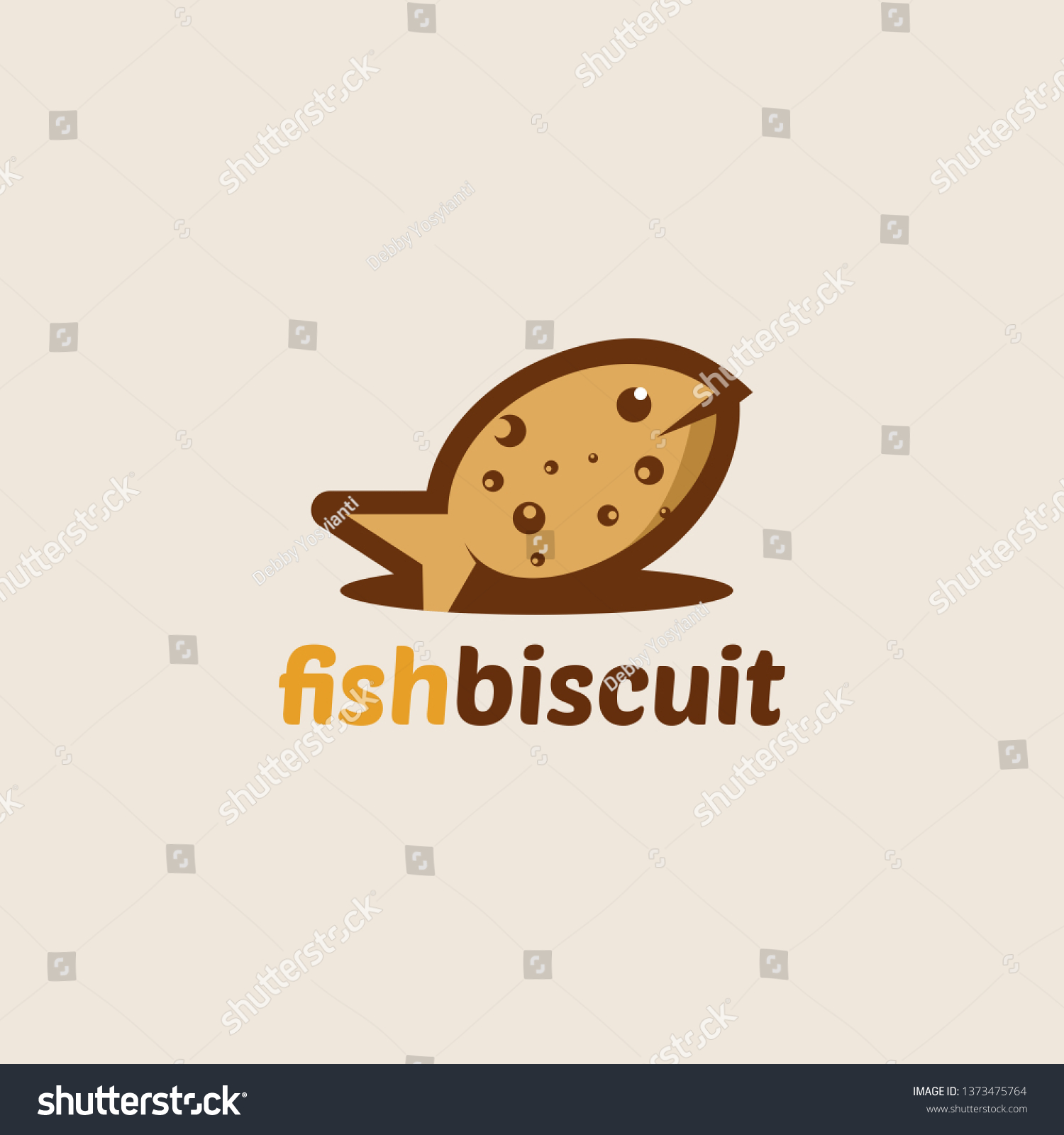 Biscuit Logo Design Stock Vector (Royalty Free) 1373475764 | Shutterstock