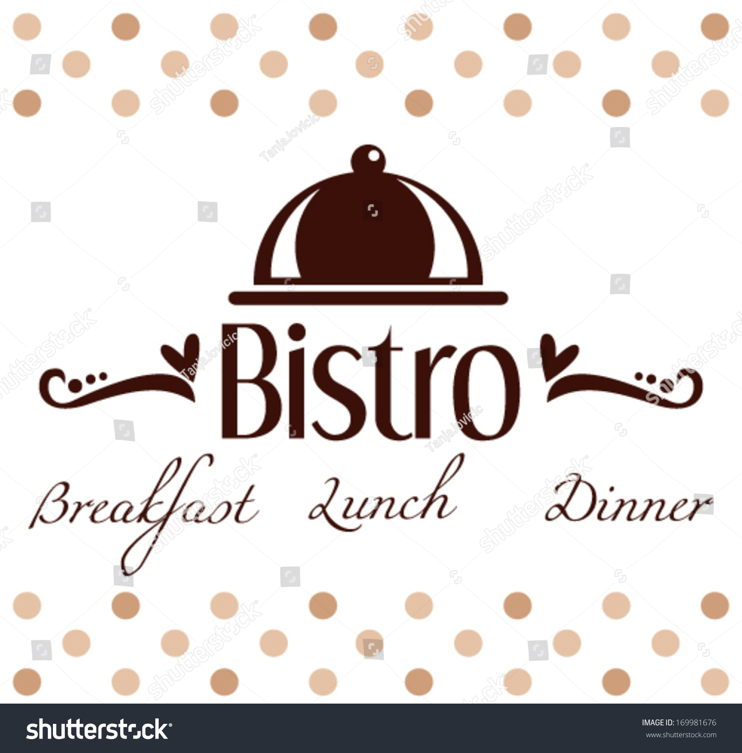 Bistro Design Stock Vector (Royalty Free) 169981676