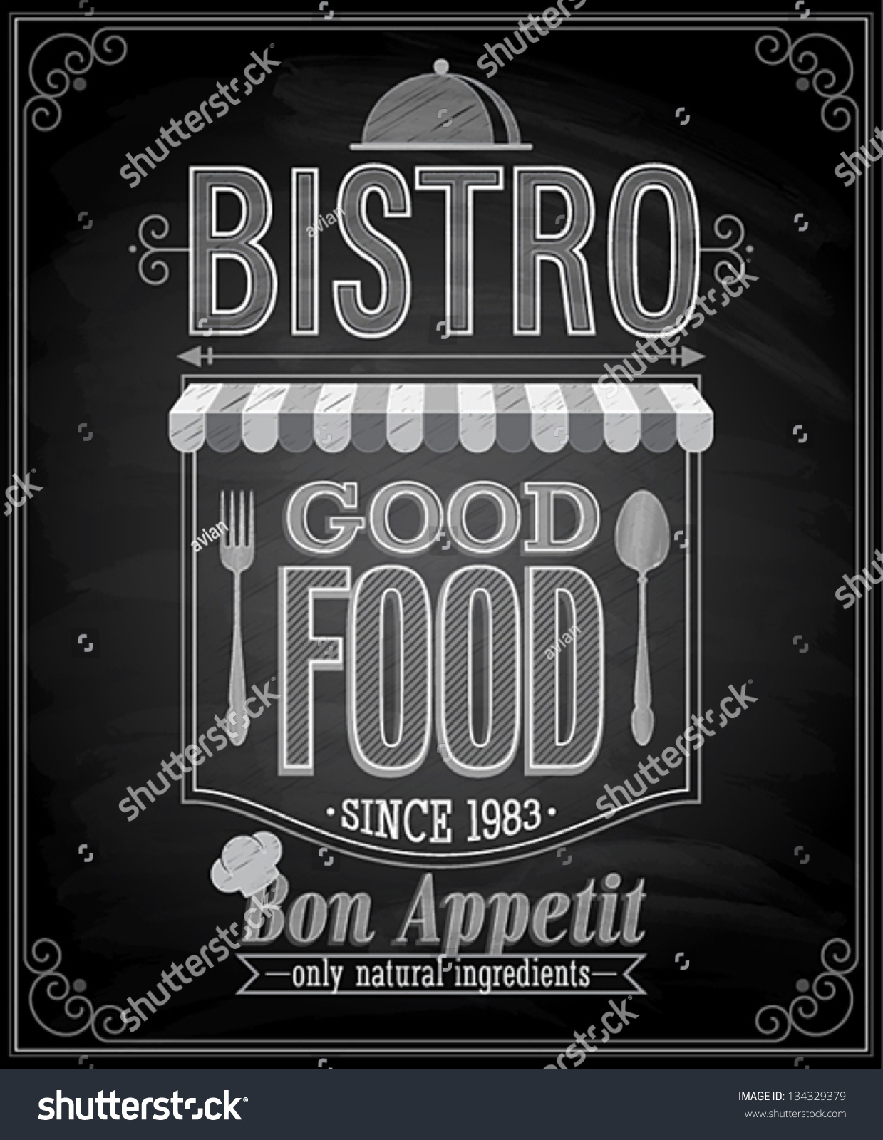 Chalkboard Bistro Signs