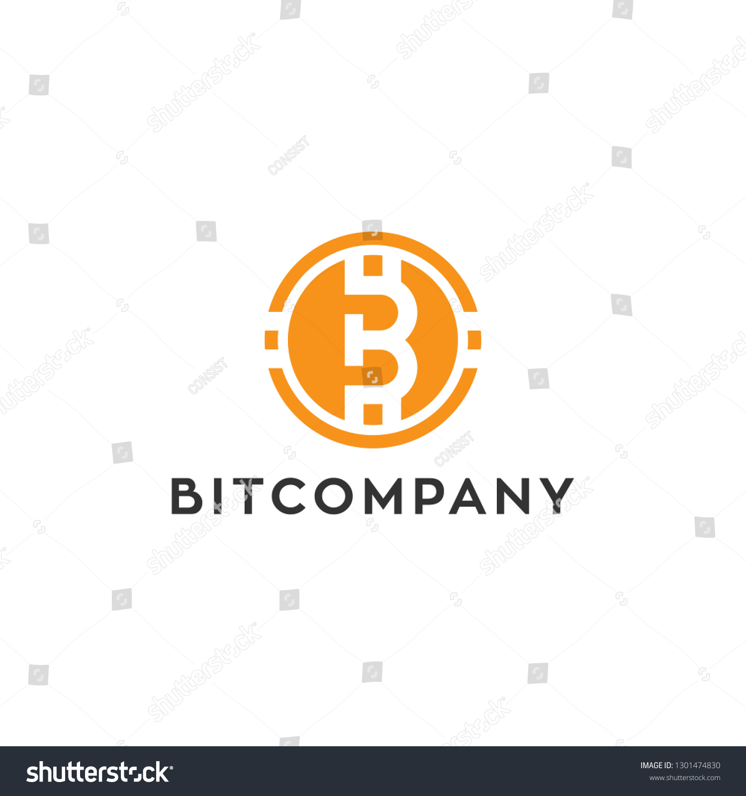 Bit Company Logo Design Stock Vector (Royalty Free) 1301474830 ...