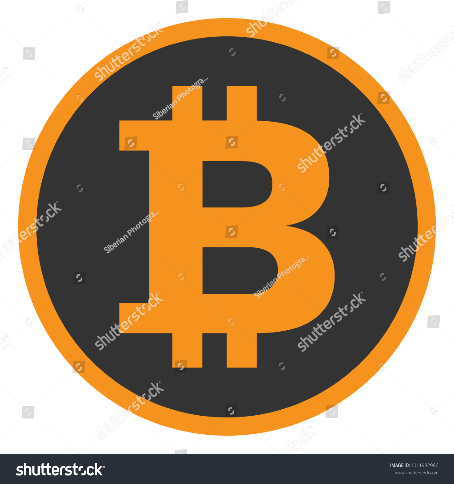 Bitcoin Gold Emblem Circle Vector Icon Stock Vector (Royalty Free ...