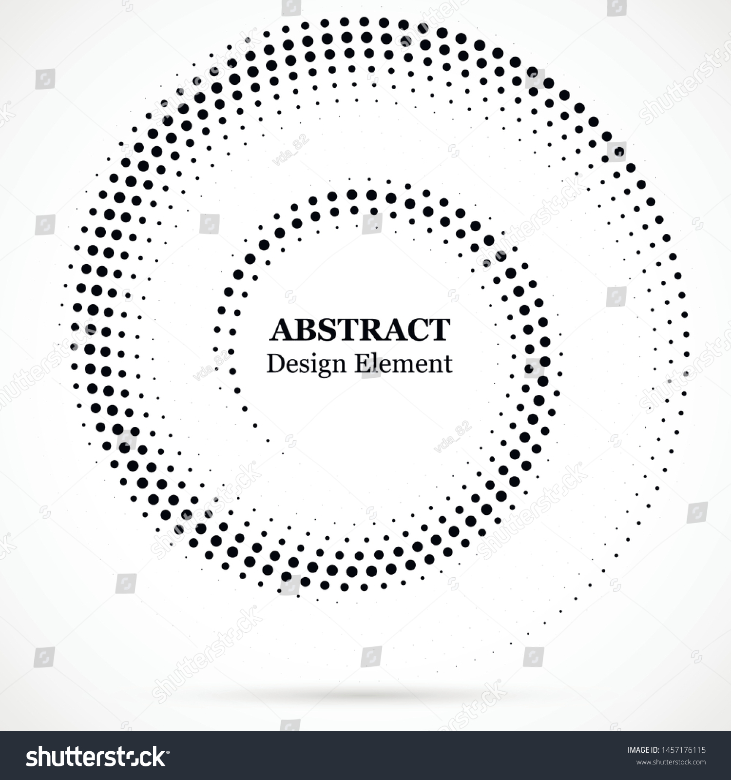 Black Abstract Vector Circle Frame Halftone: เวกเตอร์สต็อก (ปลอดค่า ...