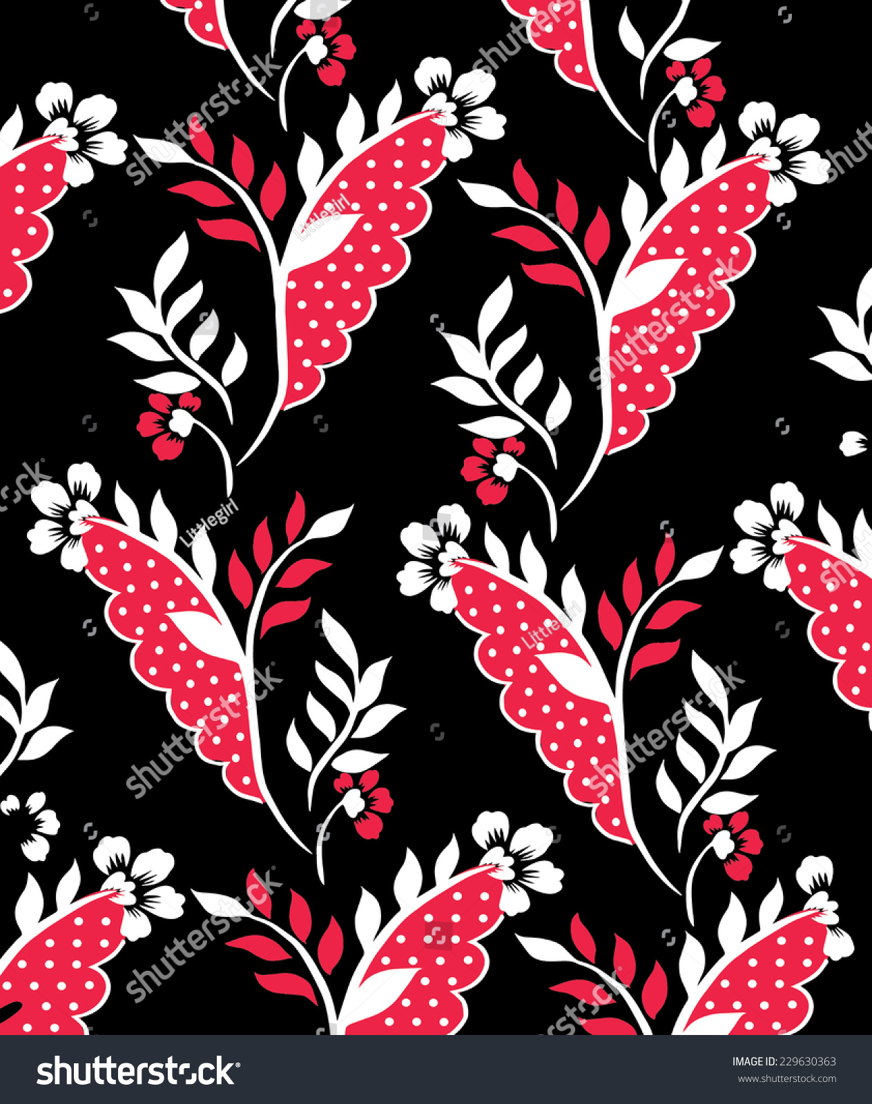 Black Red Lace Pattern Stock Vector (Royalty Free) 229630363 | Shutterstock