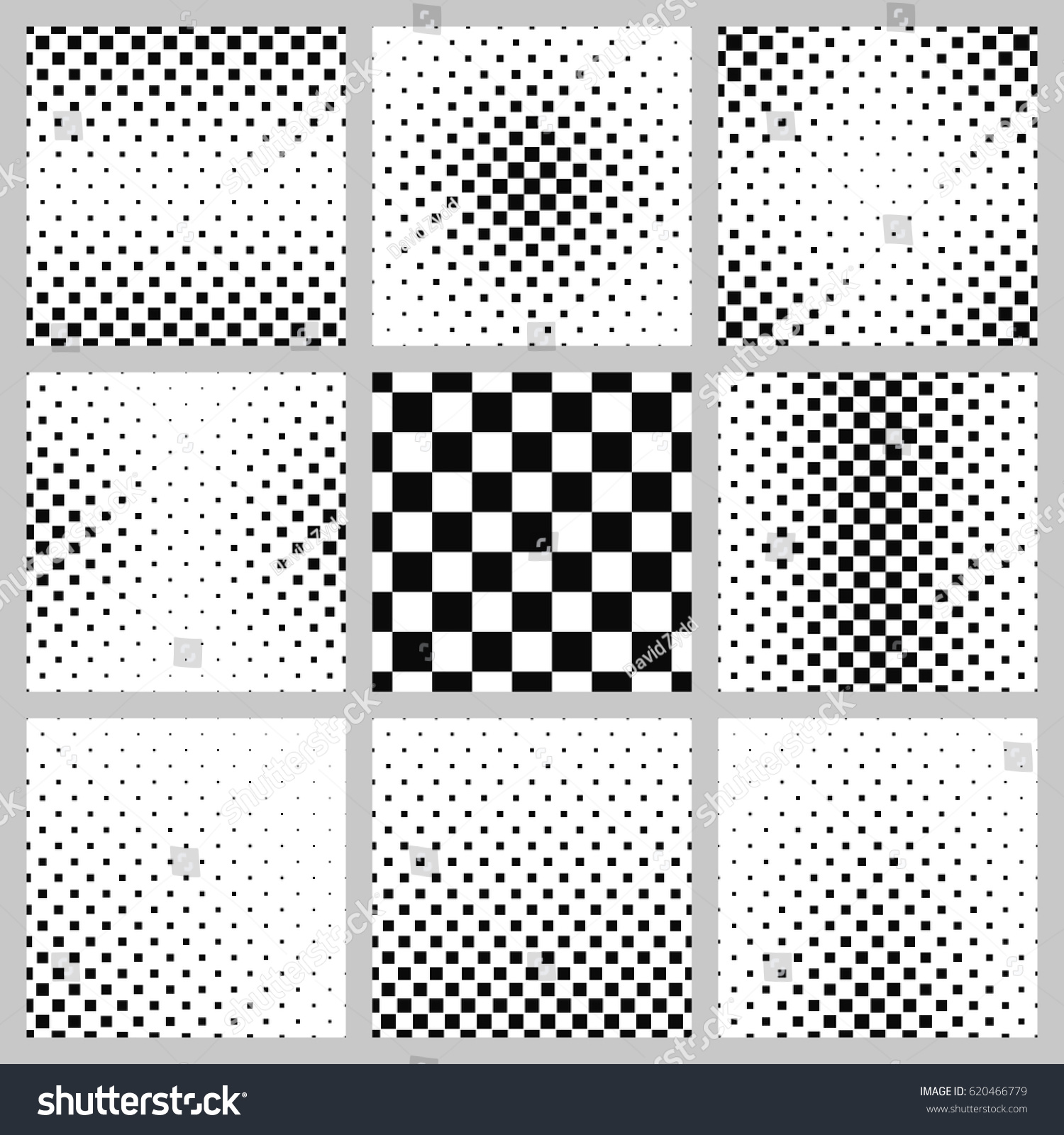Black White Abstract Square Pattern Design Stock Vector (Royalty Free ...
