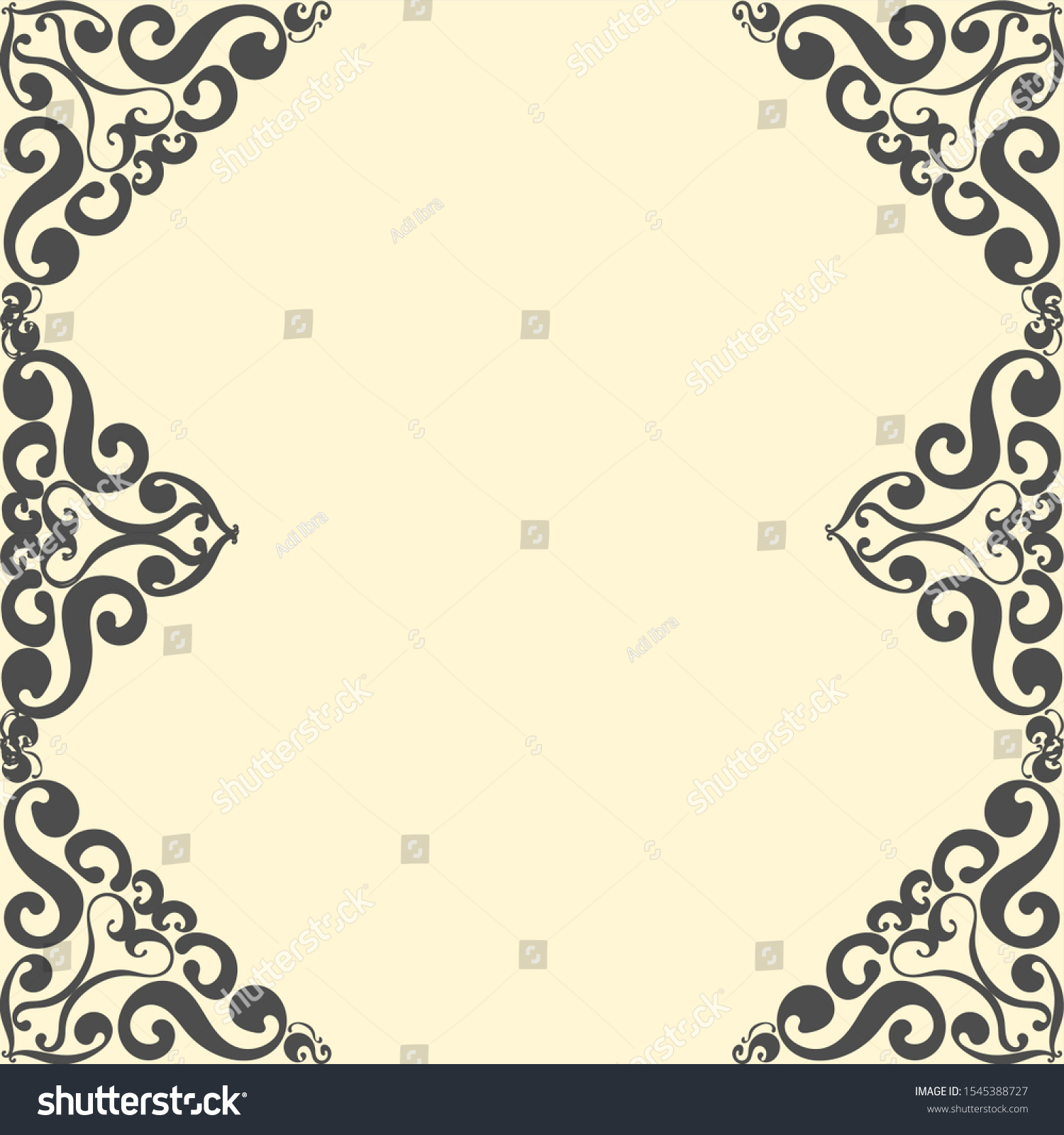 Black White Background Ethnical Pattern Ethnical Stock Vector (Royalty ...