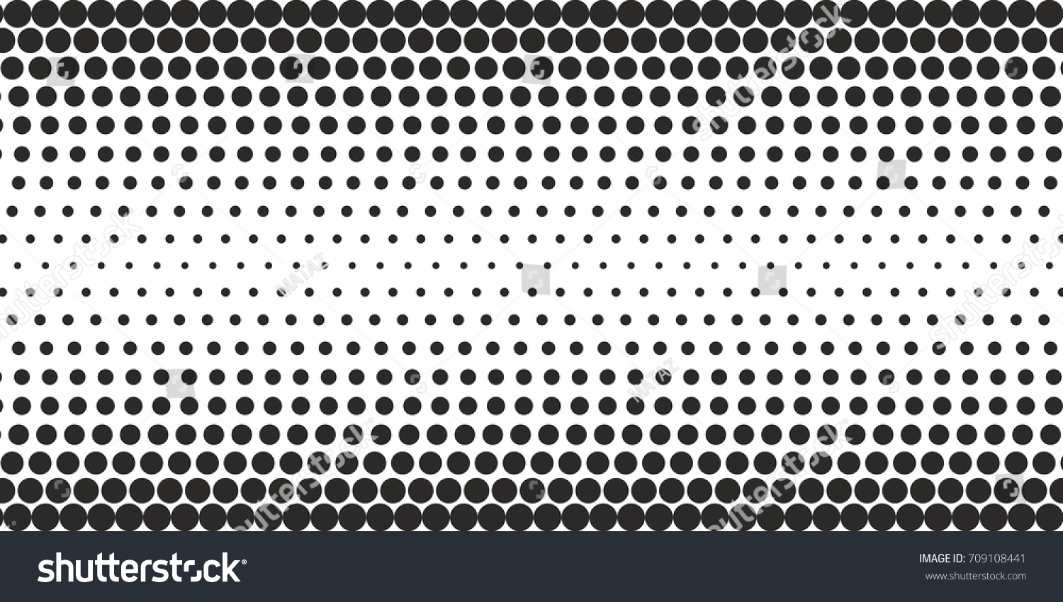 Black White Circle Dot Pattern Design Stock Vector (Royalty Free) 709108441