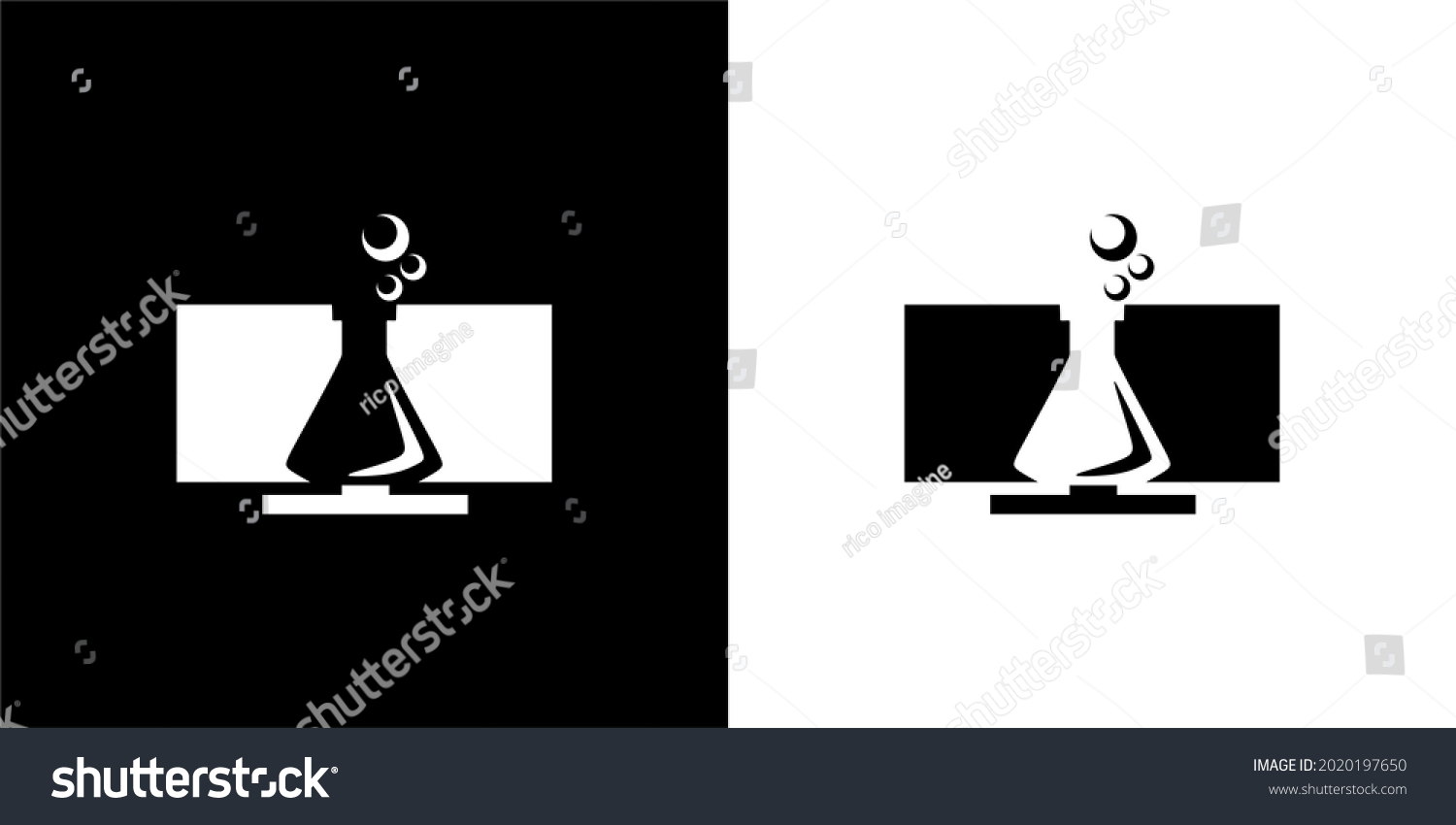 Black White Complab Logo Vector Stock Vector (Royalty Free) 2020197650 ...