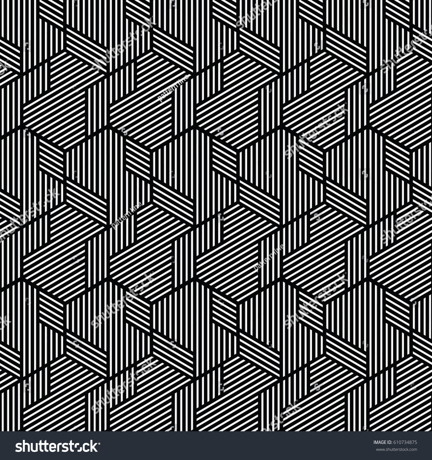 Black White Geometric Pattern Abstract Vector Stock Vector (Royalty ...