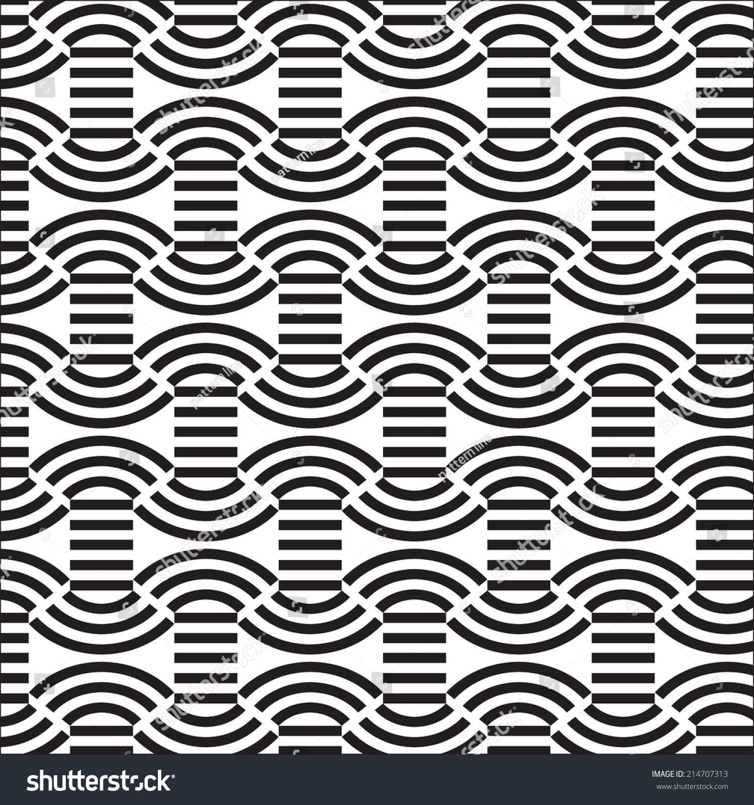 Black White Graphic Pattern Abstract Vector Stock Vector (Royalty Free ...