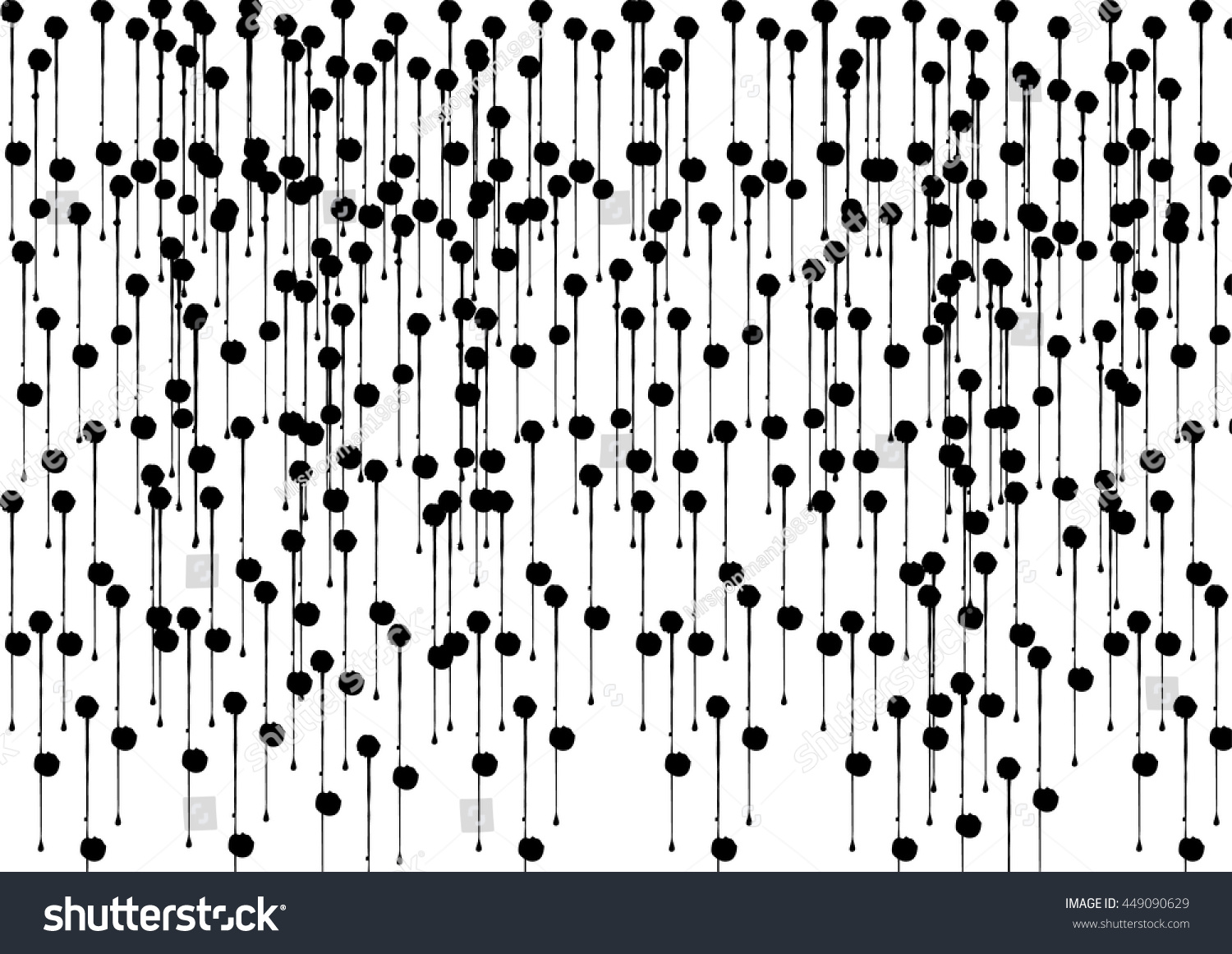 Black White Hand Splatter Background Stock Vector (Royalty Free ...