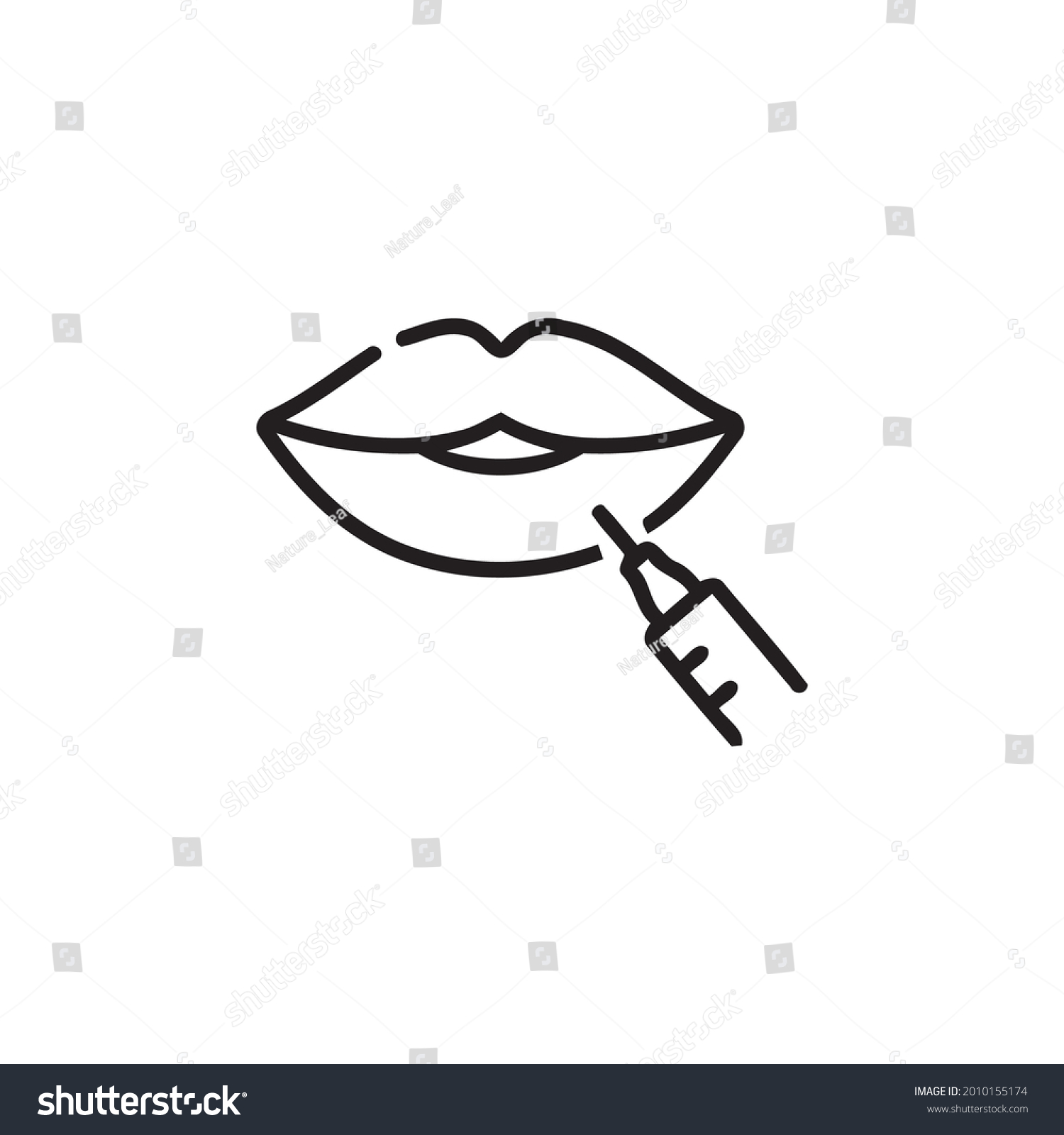 2,059 Lip injection icon Images, Stock Photos & Vectors | Shutterstock