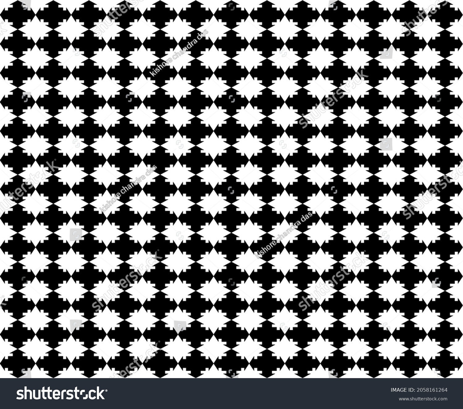 Black White Pattern Background Stock Vector (Royalty Free) 2058161264 ...