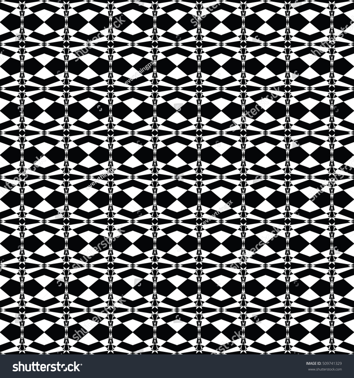 Black White Seamless Pattern Wallpapers Background Stock Vector ...