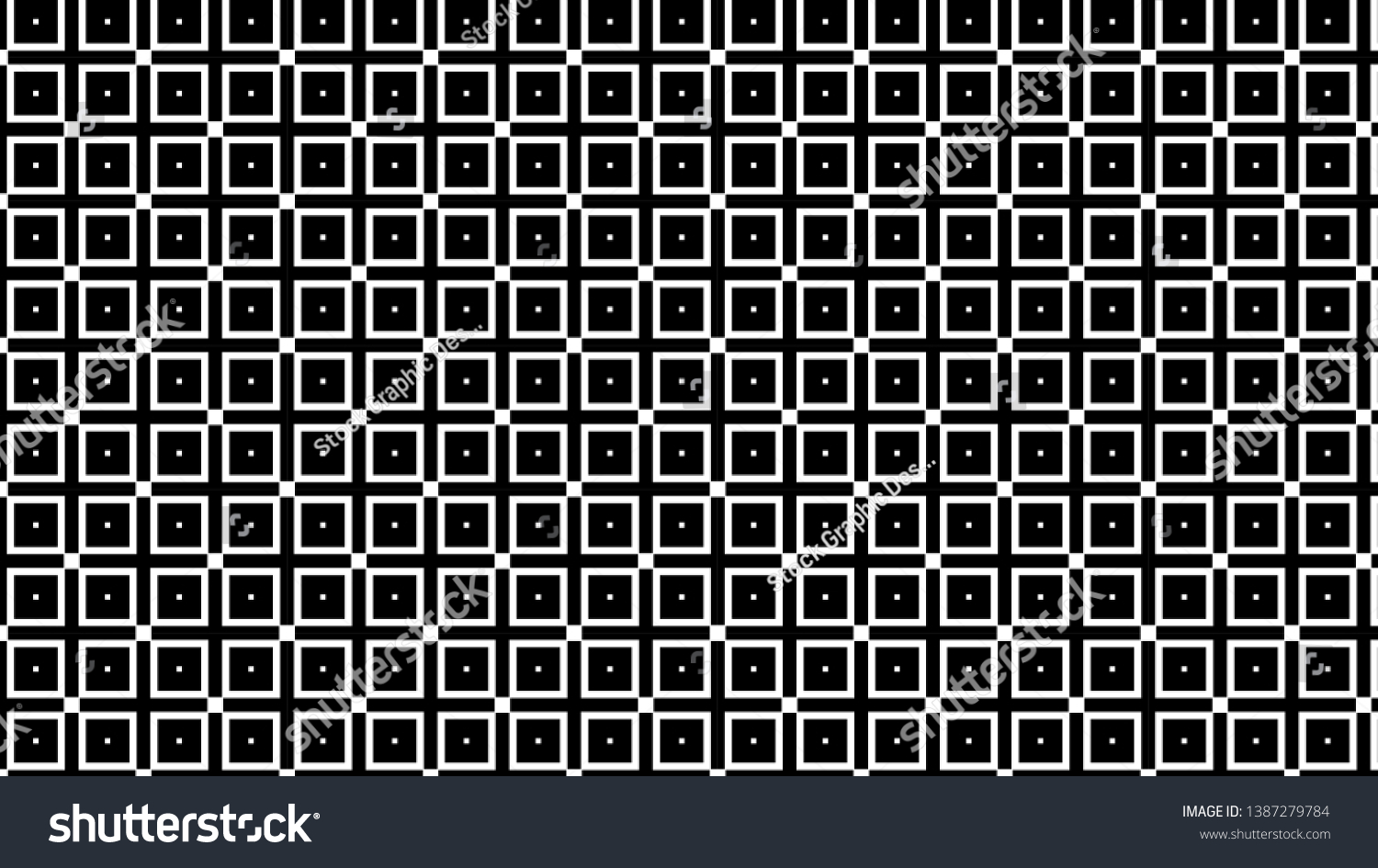 Black White Square Pattern Background Illustration Stock Vector ...