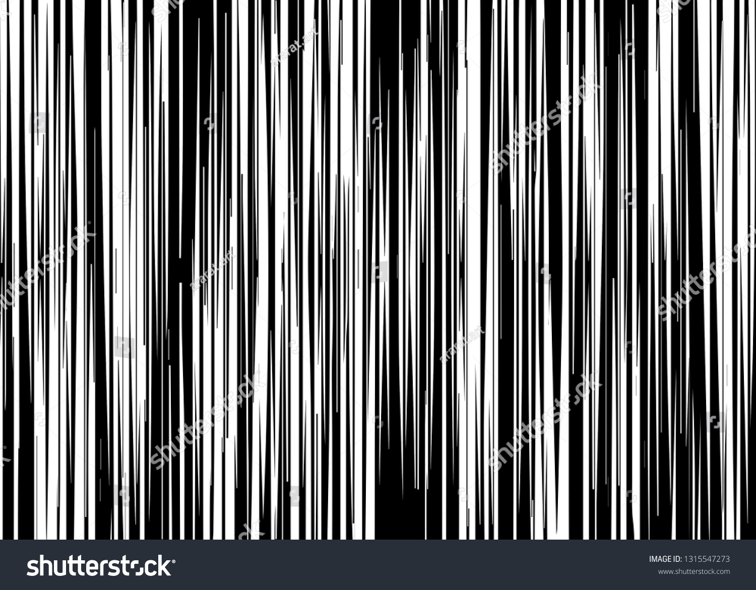 Black White Straight Vertical Variable Width Stock Vector (Royalty Free ...